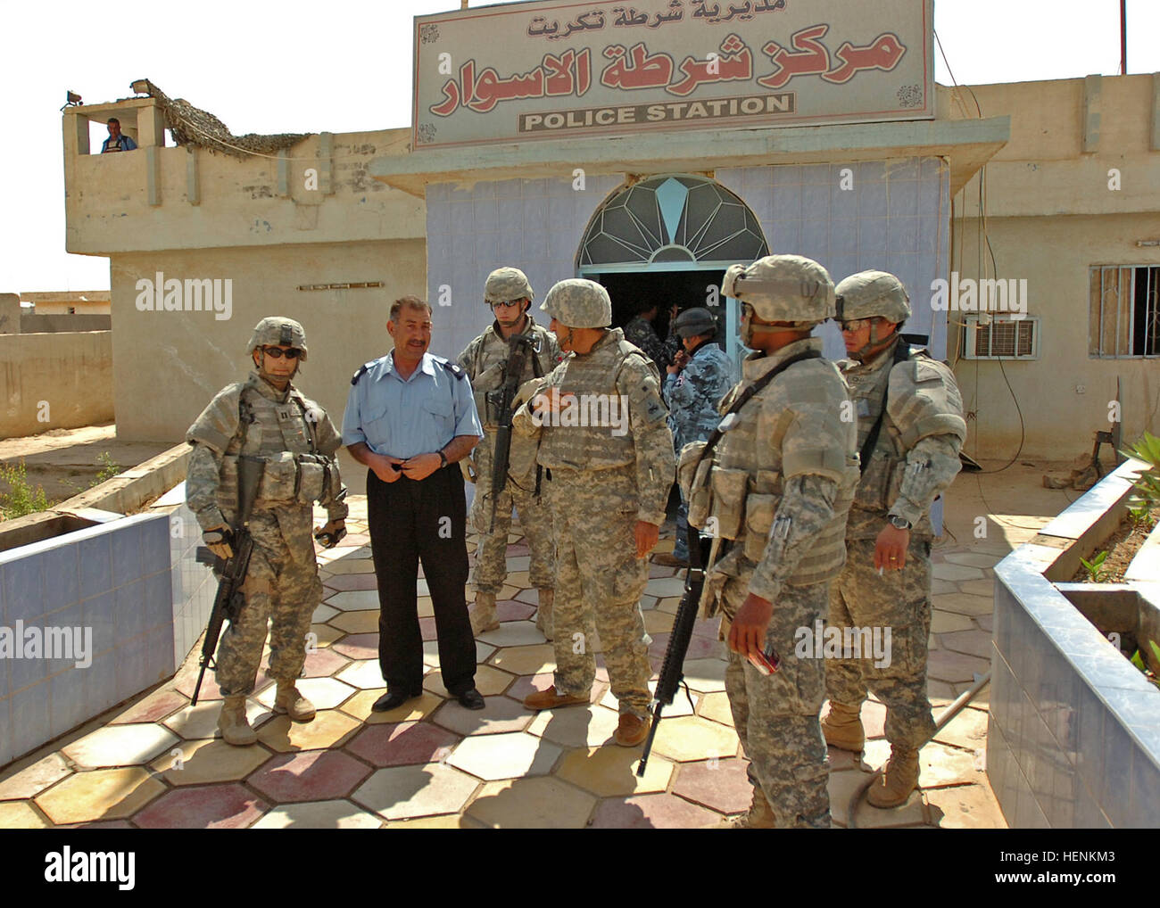 Members of the Contingency Operating Base Speicher Security Detachment ...