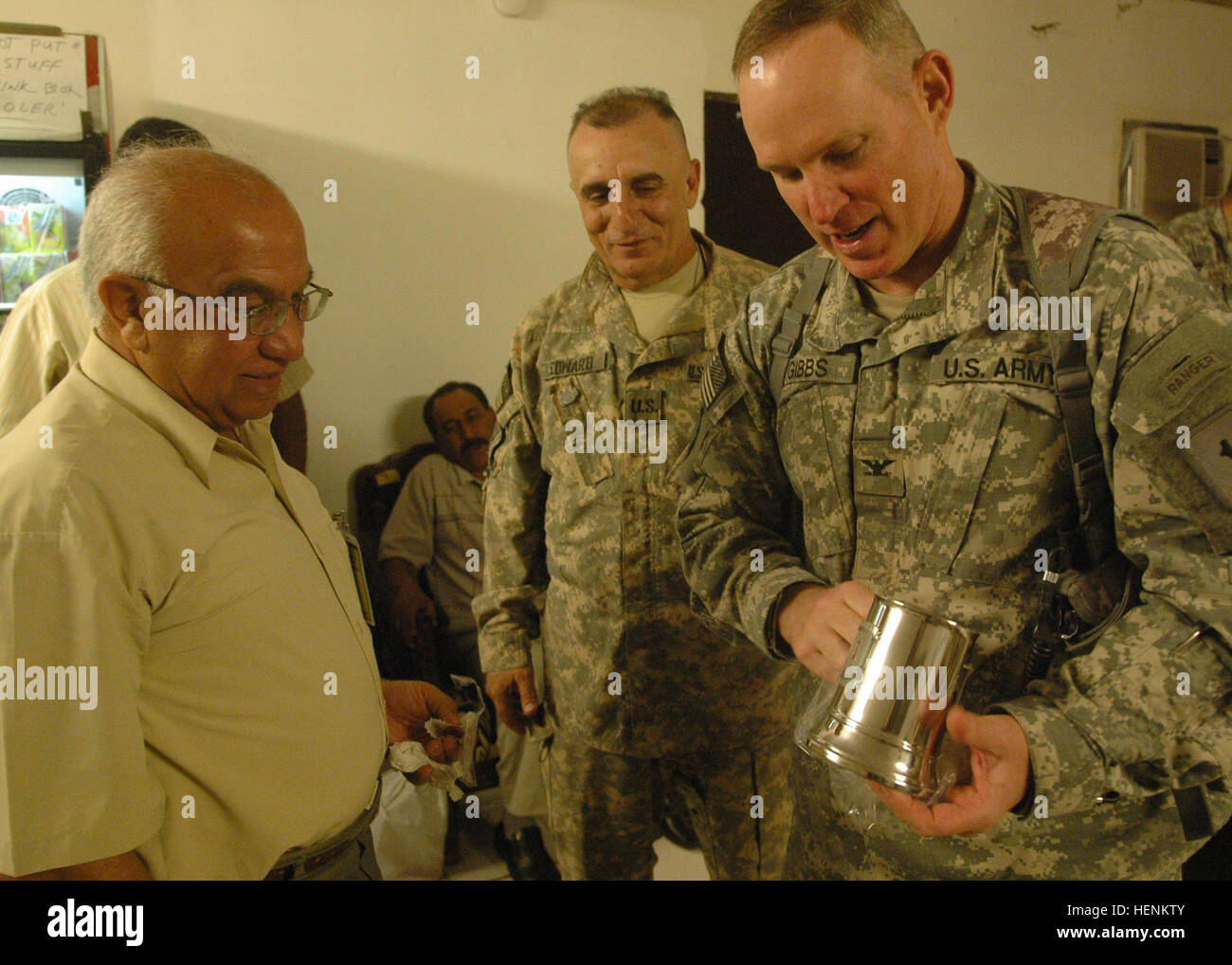 BAGHDAD - Col. Ricky Gibbs, commander of the 4th Infantry Brigade ...