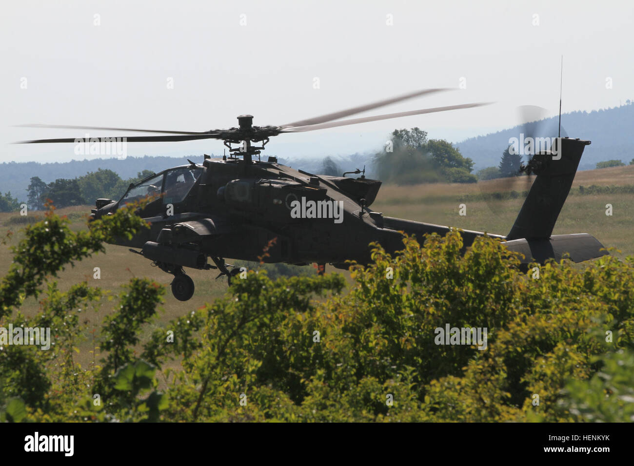 An Apache helicopter with the 2nd Battalion, 159th Attack Reconnaisance ...