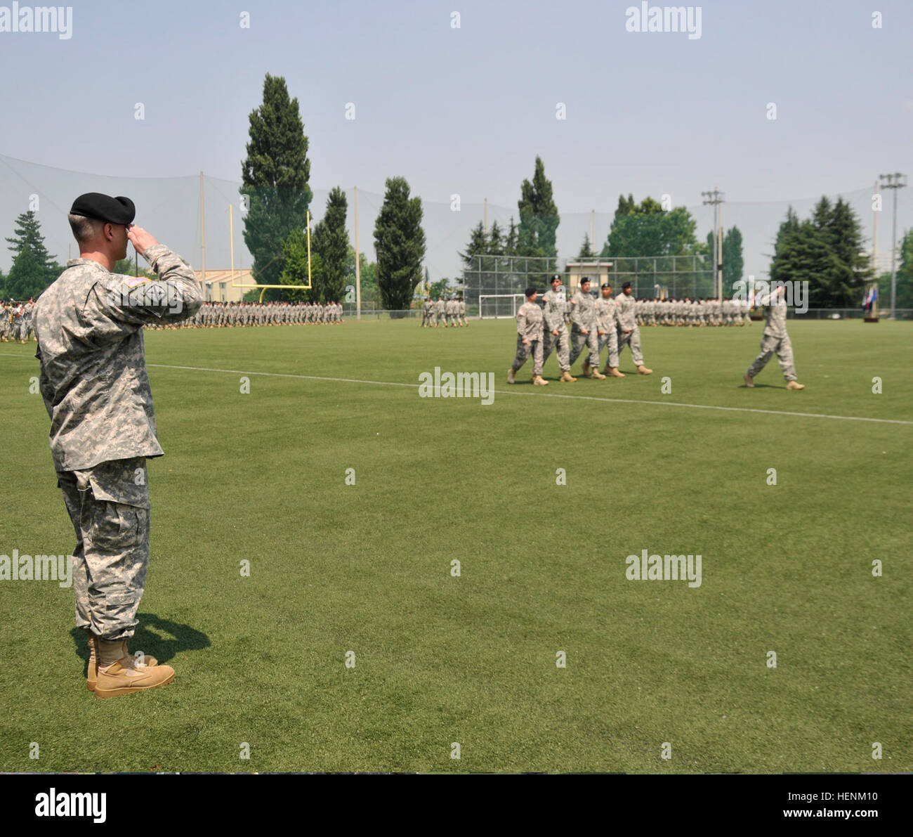 U.S. Army Col. Timothy White, the incoming commander of the 501st ...