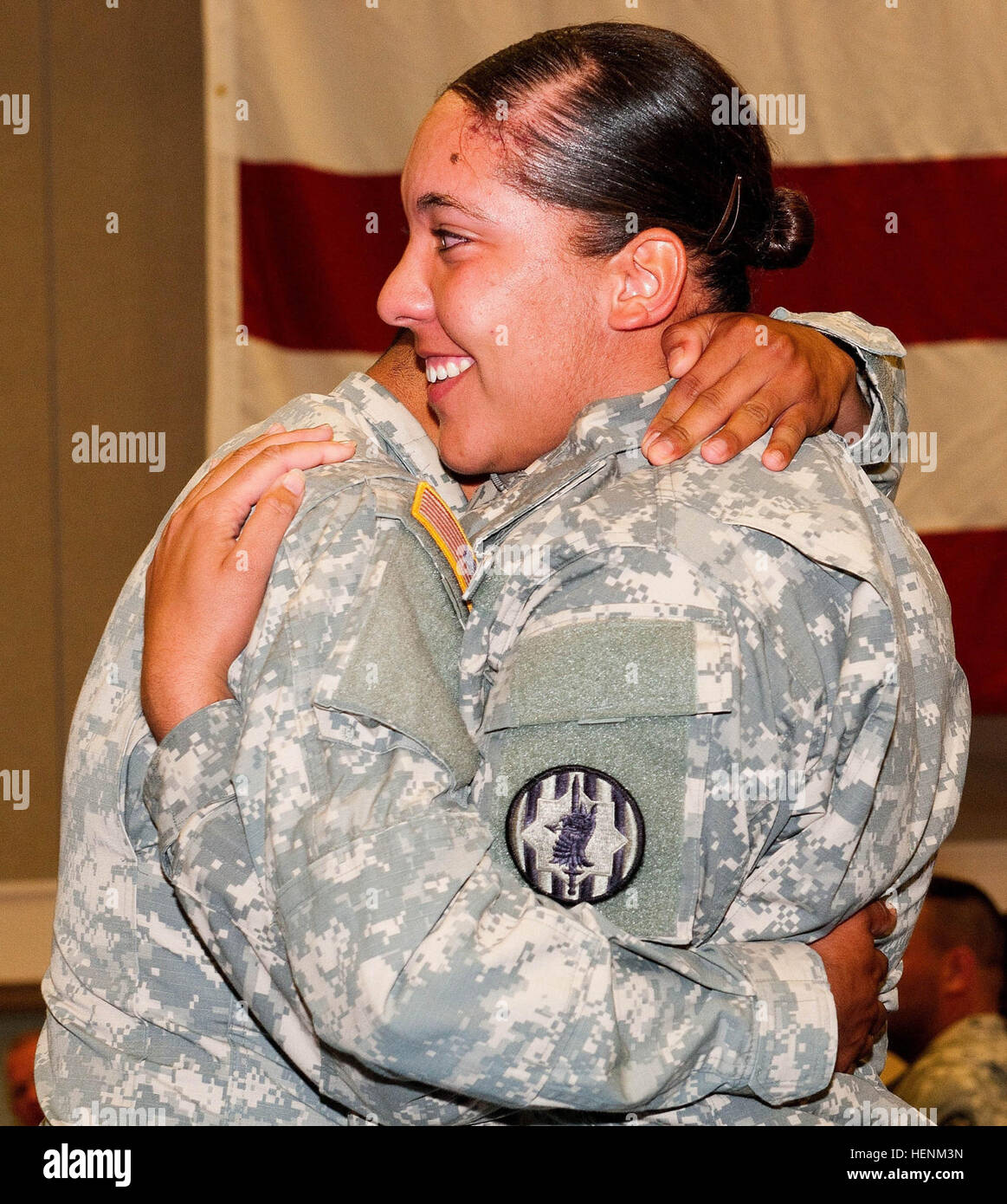 Spc. Dominguez (right) of Headquarters and Headquarters Detachment ...