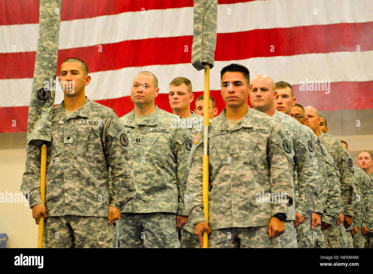 Soldiers of Headquarters and Headquarters Detachment march into ...