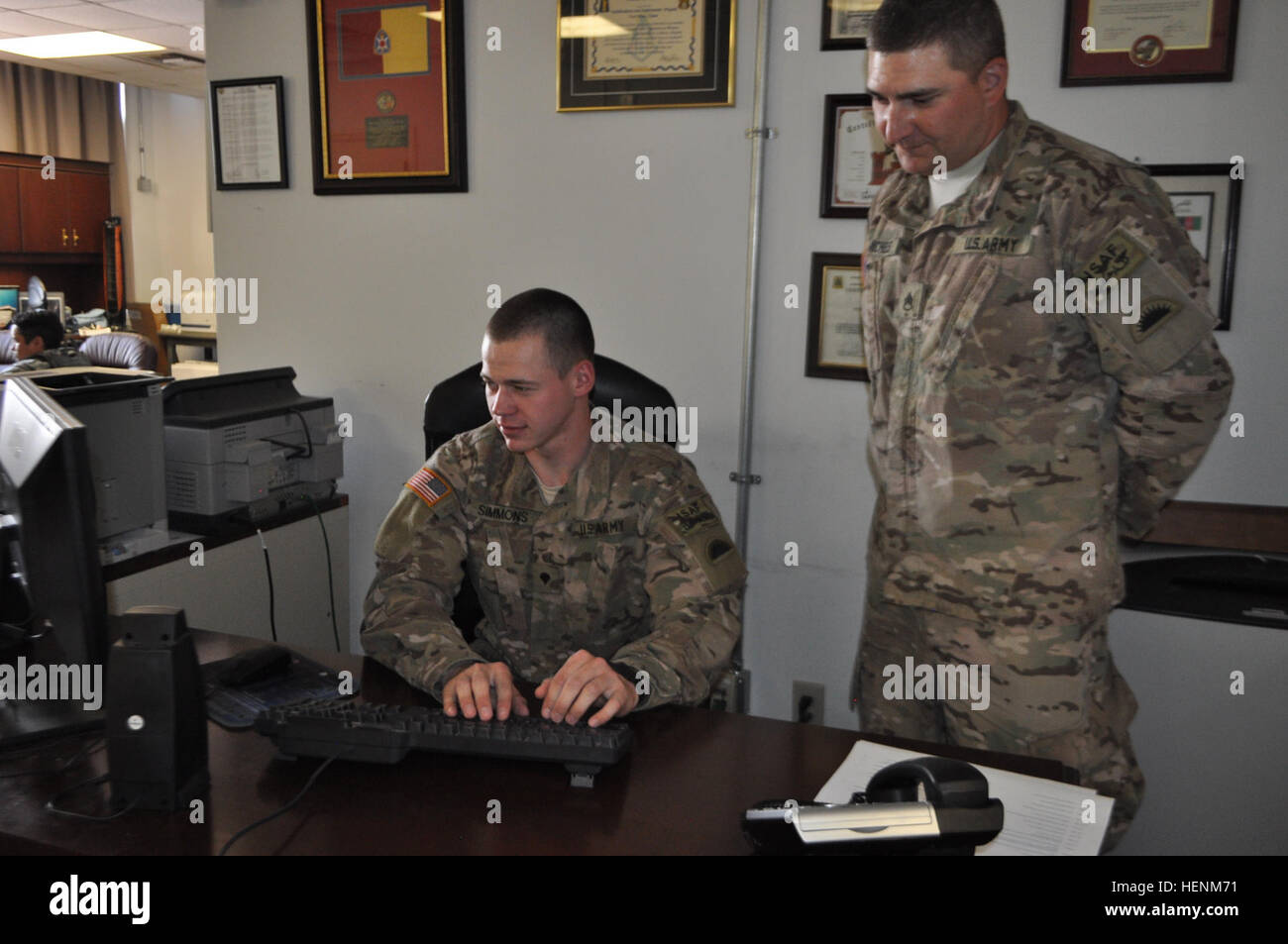 Spec. Ryan Simmons, 1st Squadron, 82nd Cavalry, 41st Infantry Brigade ...