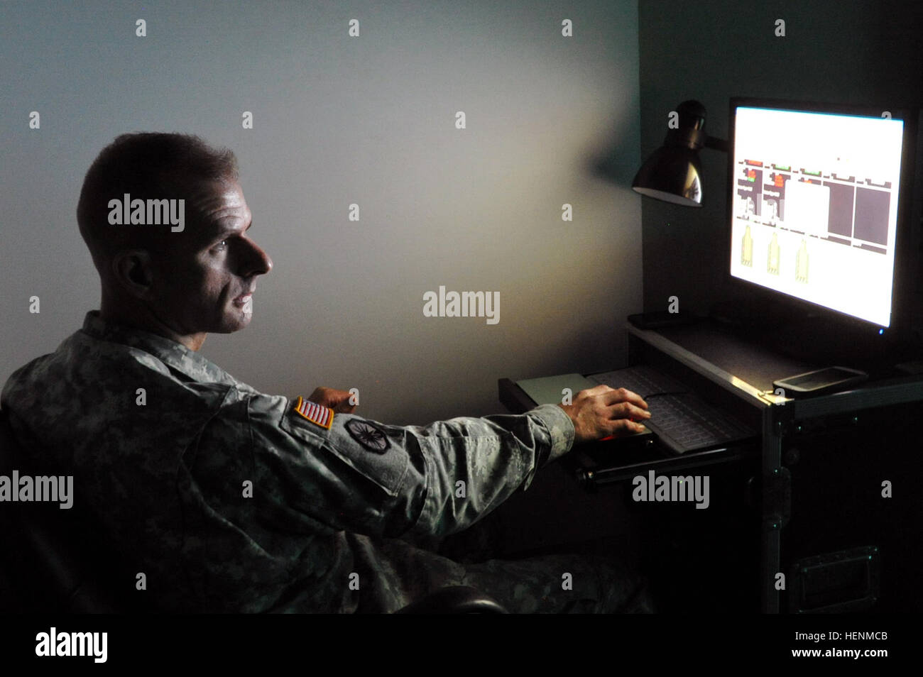 U.S. Army Sgt. 1st Class William Goodrode, platoon sergeant, Task Force ...