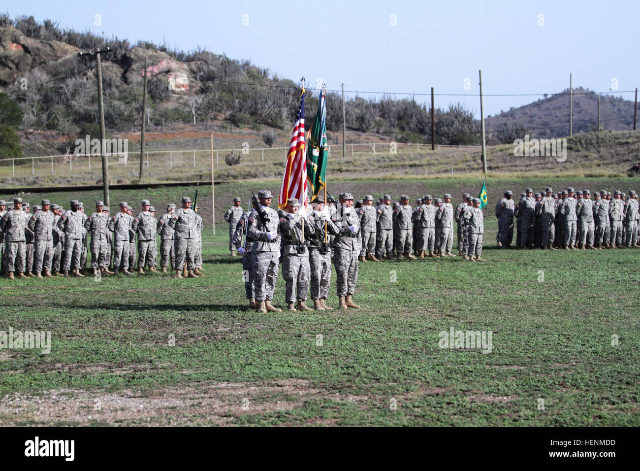 The Joint Task Force 525th Military Police Battalion Color Guard ...