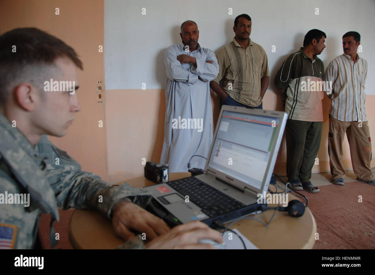 U.S. Army Sgt. Aaron Moore of Bravo Company, 1st Battalion, 30th ...