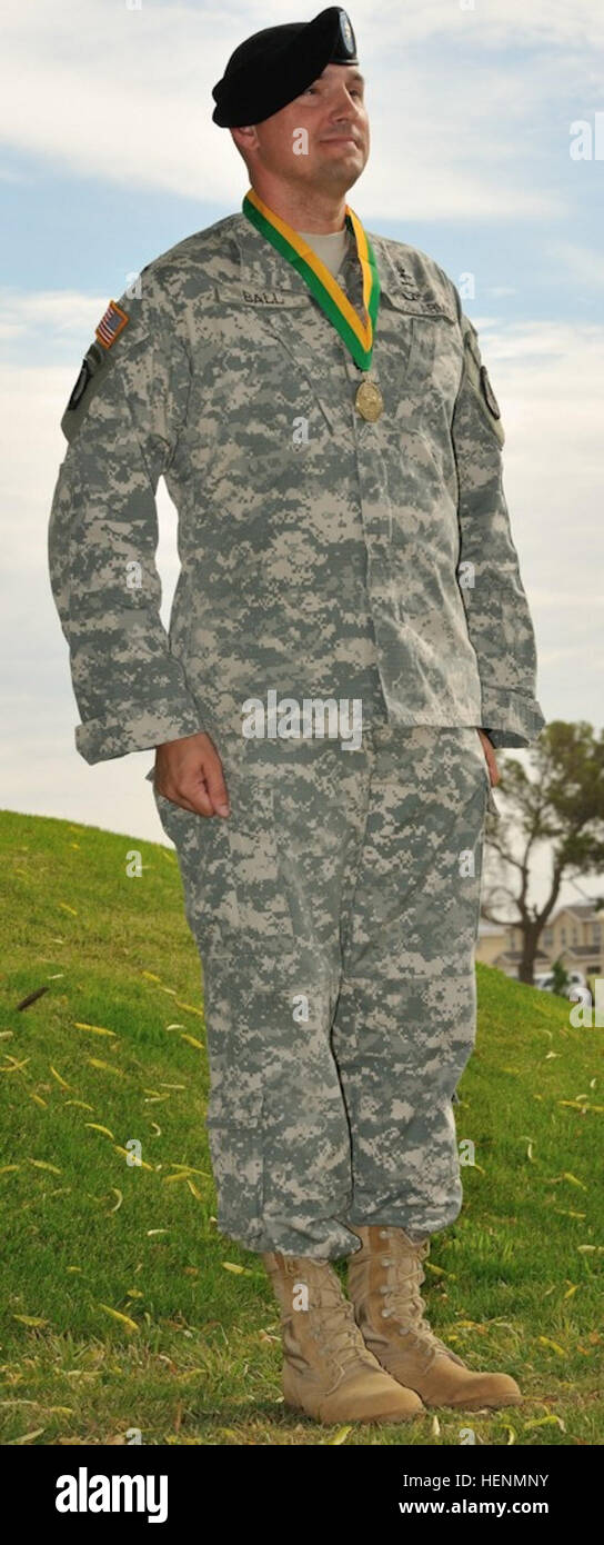 The 93D Military Police Battalion commander Lt. Col Richard J. Ball ...