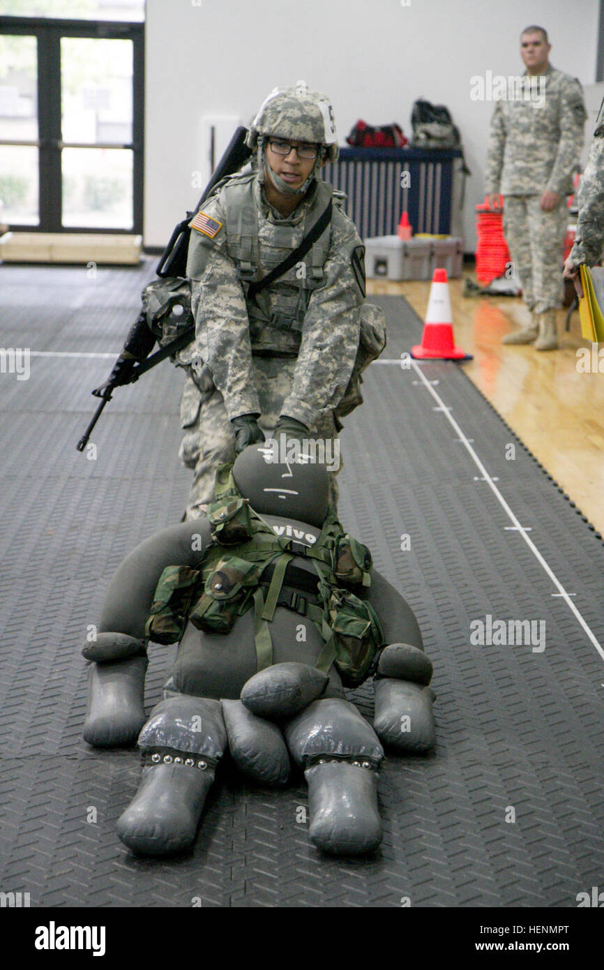 Pfc. Jeremy Barrientes, a combat engineer assigned to Company B, 8th ...