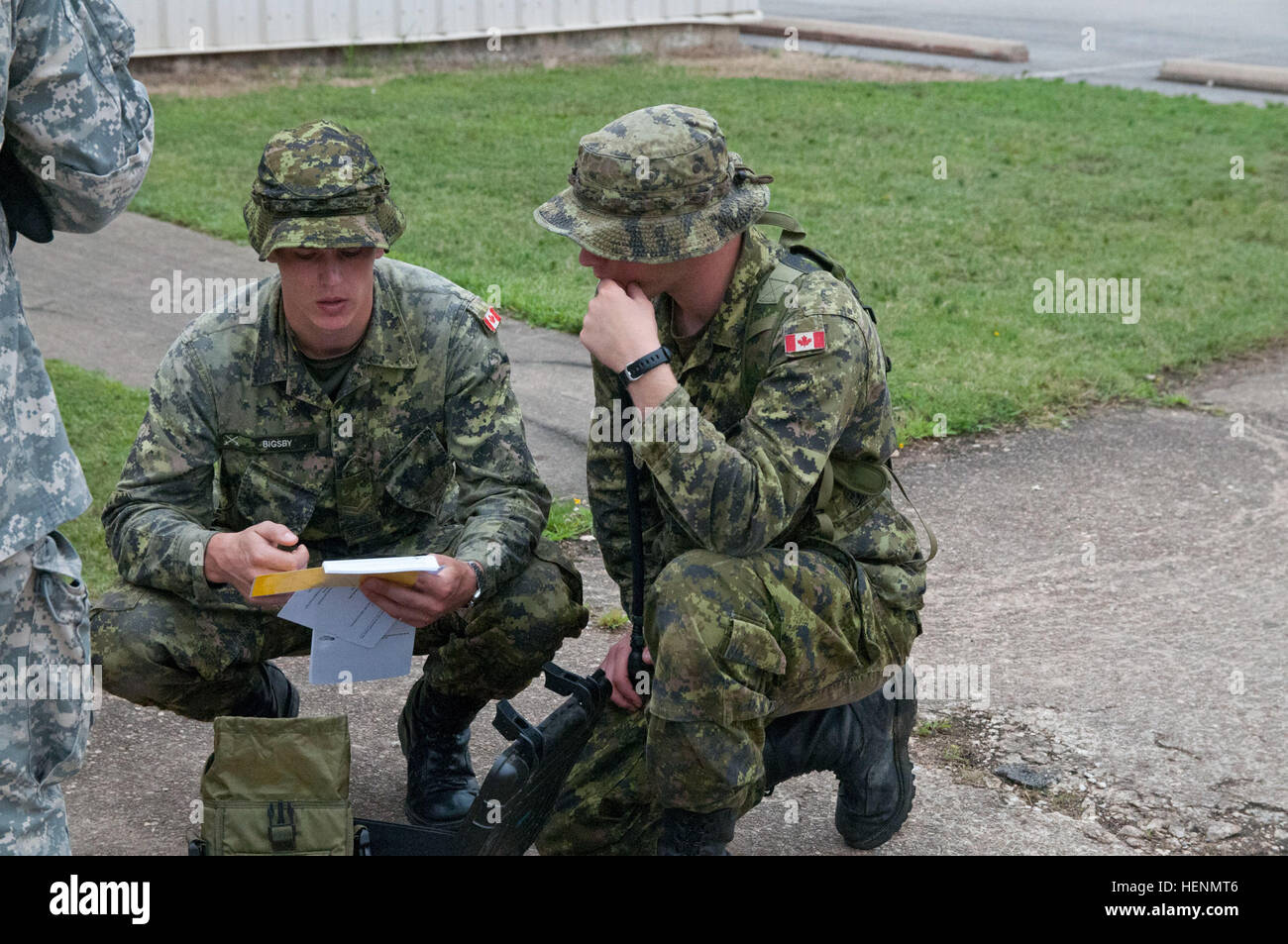 Members of the Canadian Armed Forces, Royal Canadian engineers, Cpl ...