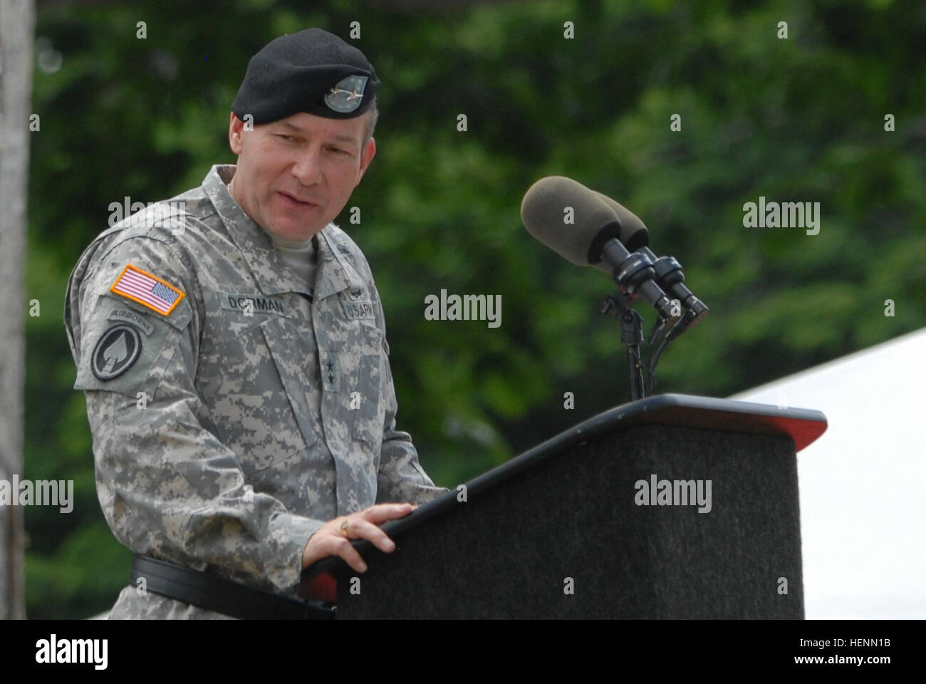 Maj. Gen. Edward F. Dorman III, the incoming commander of the 8th ...