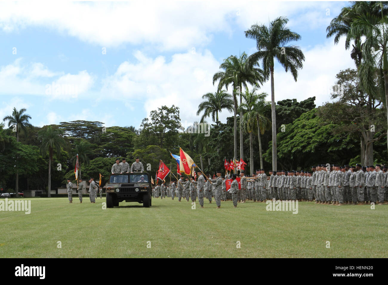 The outgoing commander of the 8th Theater Sustainment Command, Maj. Gen ...