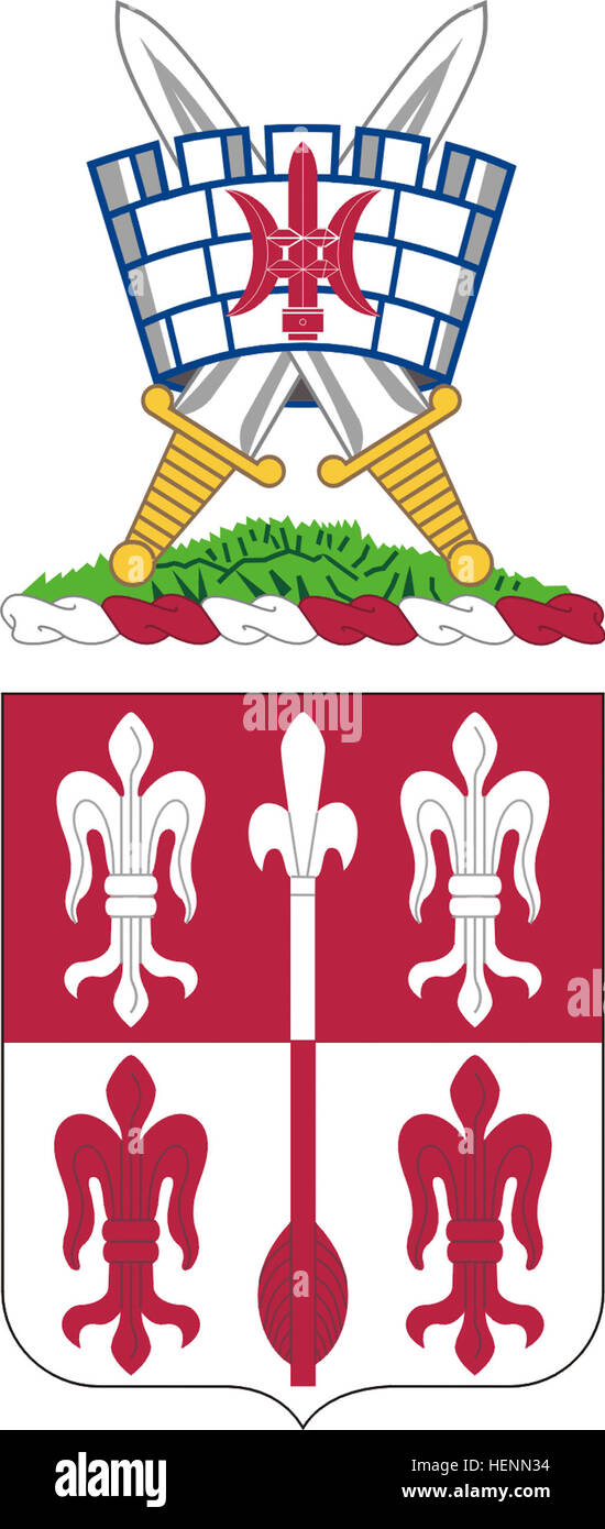 299th Eng Bn coa Stock Photo - Alamy