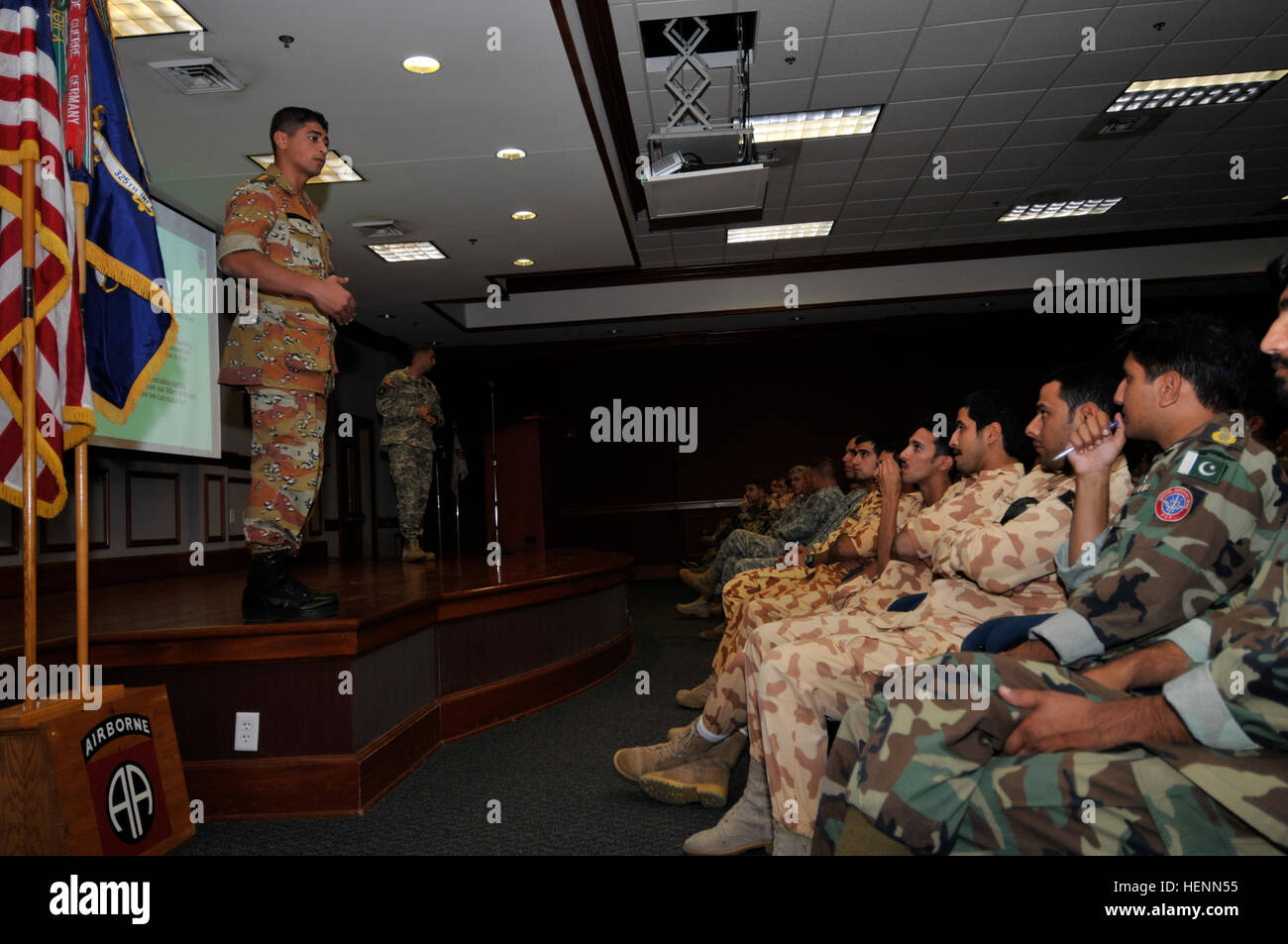 Foreign and U.S. Army soldiers participate in Operation Bright Star at ...