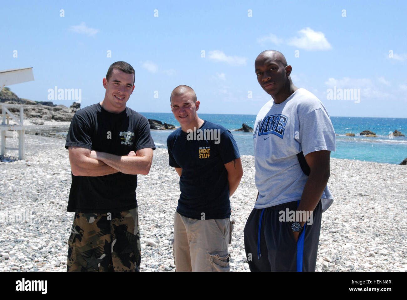 The first-place winners of the Amazing Base race, held April 12. From ...