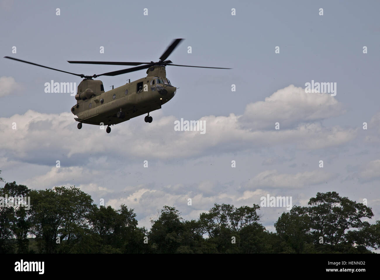 A U.S. Army CH-47 Chinook Helicopter, assigned to Bravo Company, 1 ...