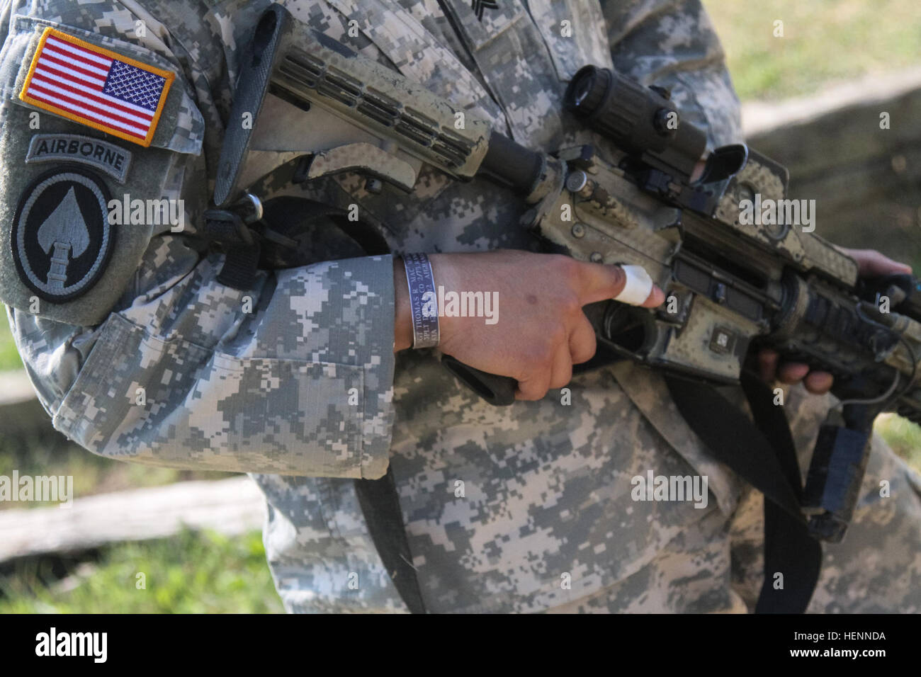 U.S. Army Sgt. Jesus Guerrero, from the 55th Signal Company (Combat ...