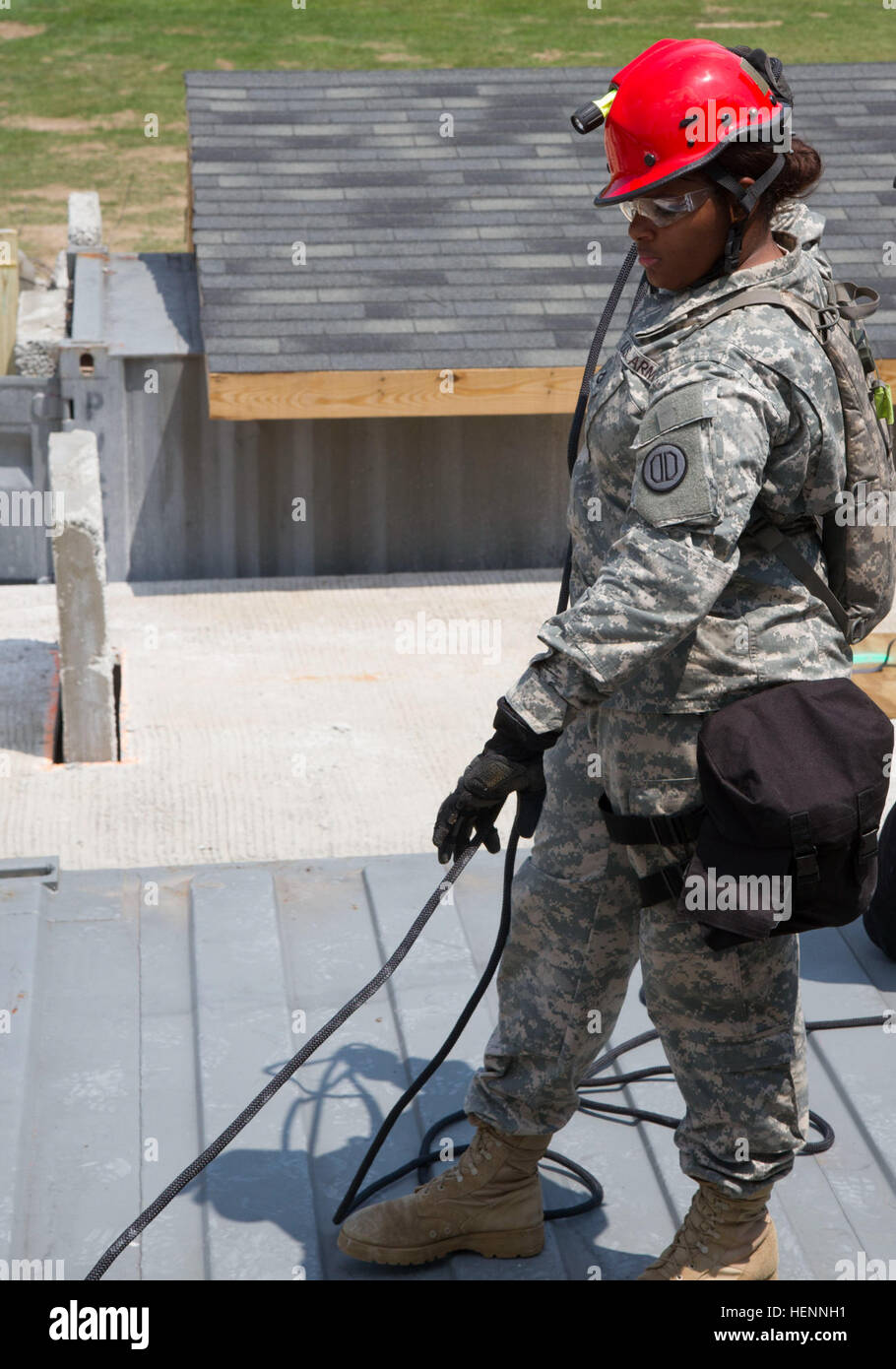 Alabama National Guardsman Erica Haynes, 440th Chemical Company, Task ...