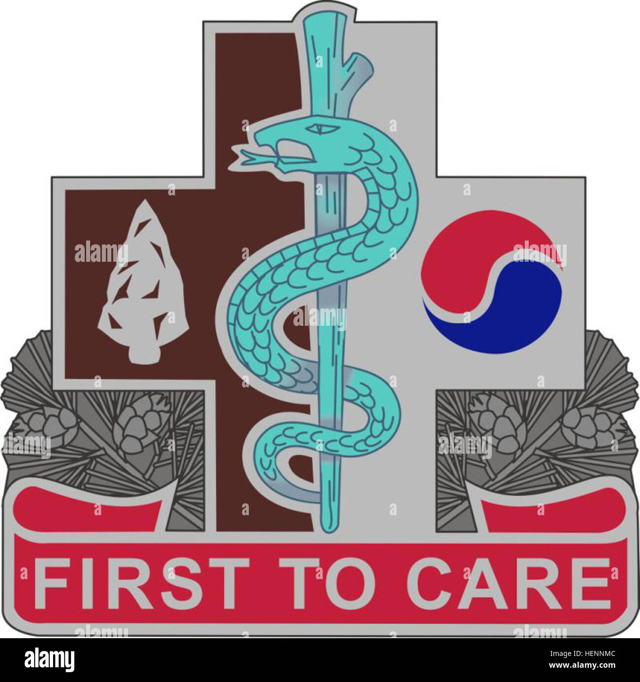 14th CSH Distinctive Unit Insignia Stock Photo - Alamy