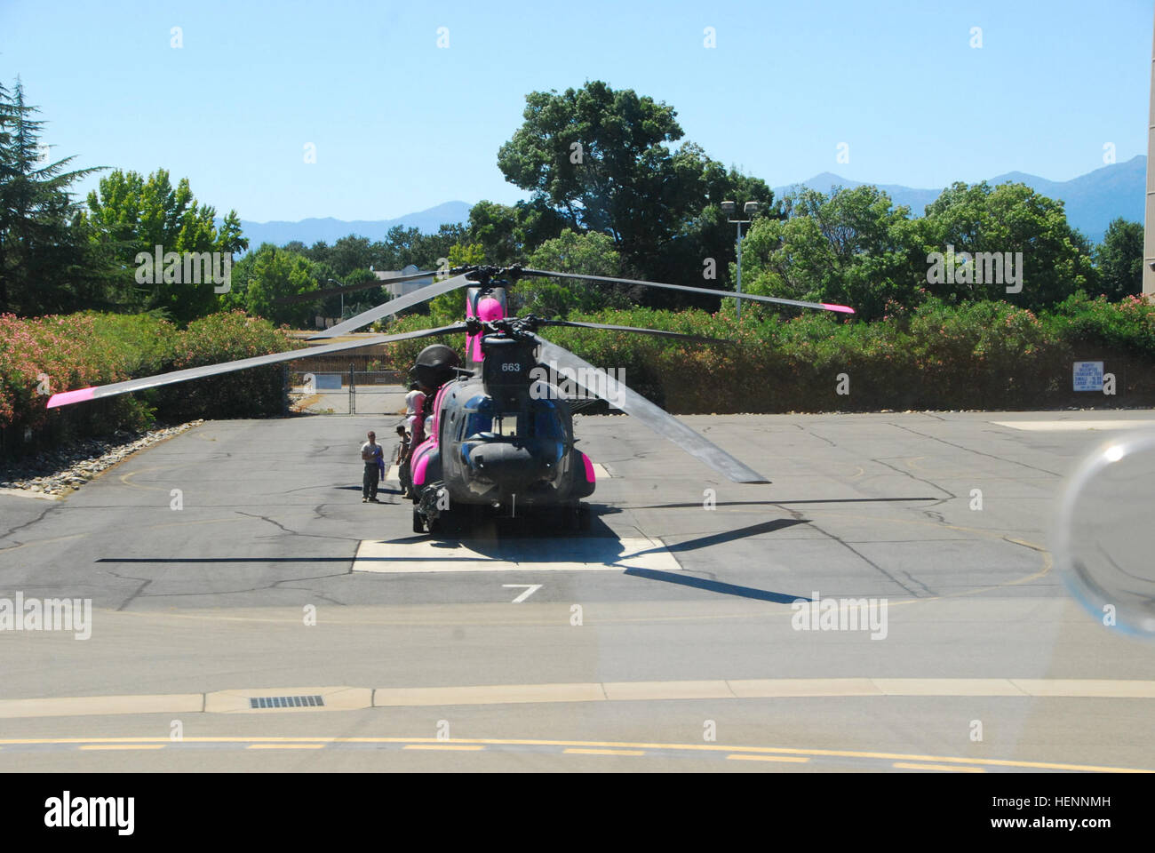 California Army National Guard LUH-72 Lakota helicopter pilots ...