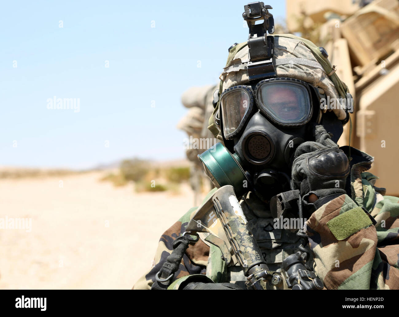An U.S. Army Soldier from Delta Company, 3rd Battalion, 69th Armor ...
