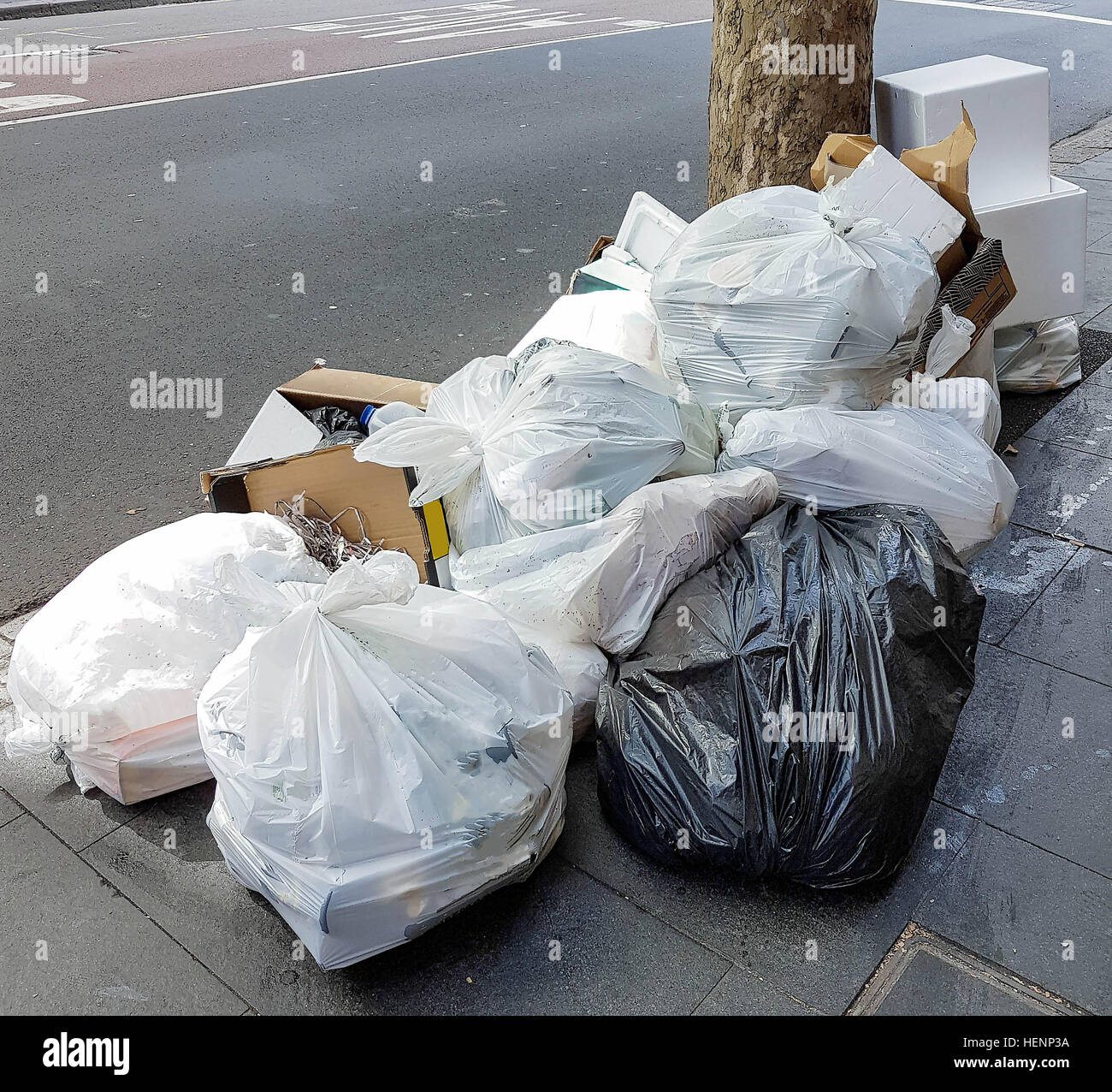Rubbish On The Street High Resolution Stock Photography and Images - Alamy