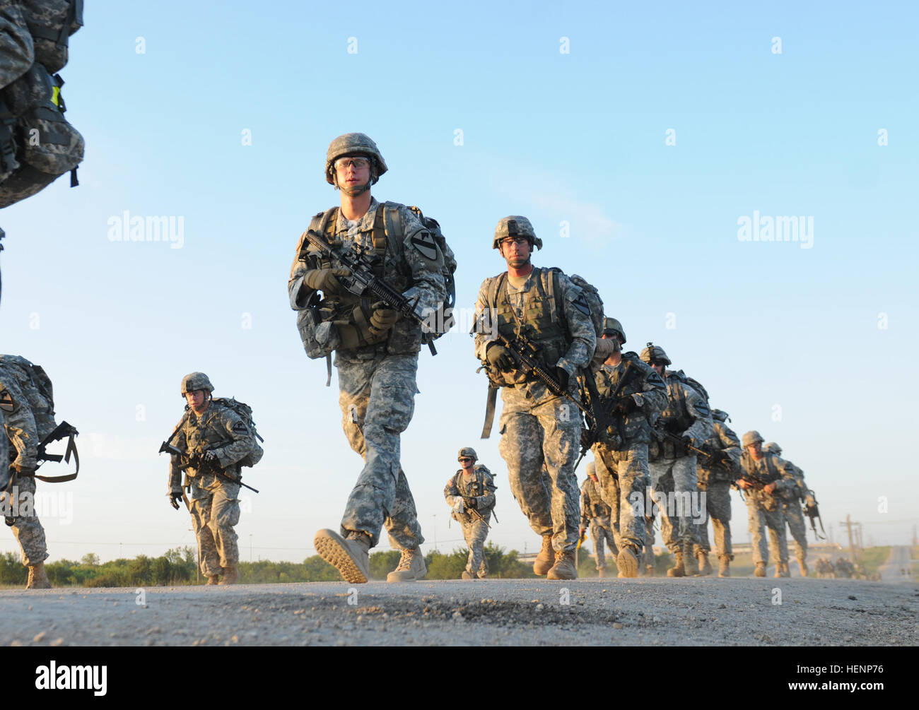 Platoon leaders and sergeants with 1st Squadron, 9th Cavalry Regiment ...
