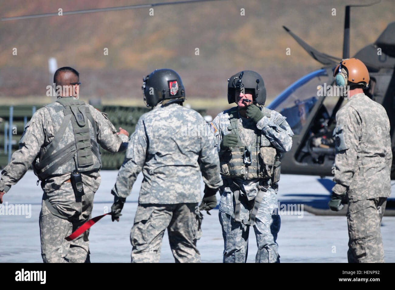 Soldiers with the 25th Combat Aviation Brigade demonstrated the ...