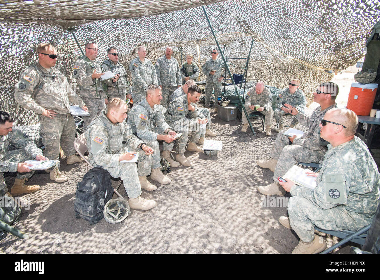 Lt. Col. Brian Dean, commander of 3rd Battalion, 116th Heavy Brigade ...