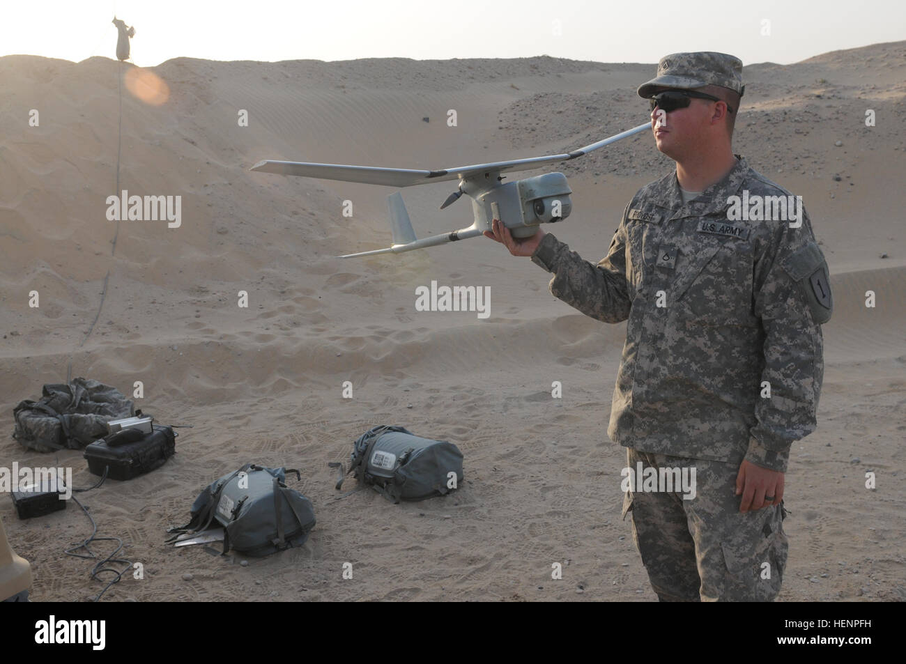 Pfc. Richard Provost, driver for Apache Troop, 4th Battalion, 4th ...