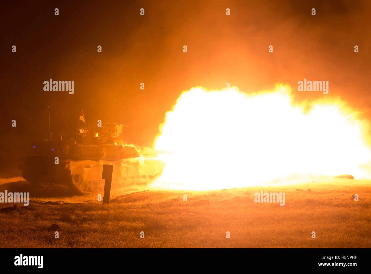 An Abrams M1A2 System Enhanced Package (SEP) Tank of C Company, 3rd ...