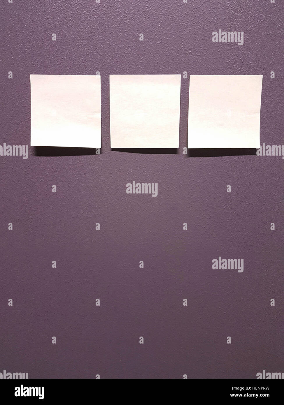 3 Post it note or sticky note on dark wall pattern use for background ...