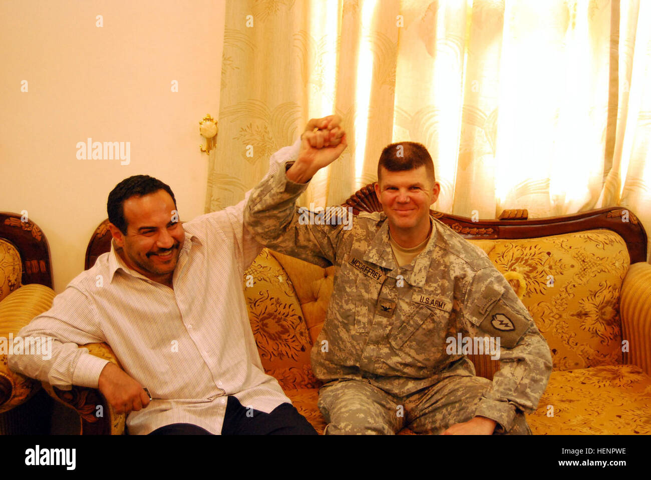 Abu Azzam, a Sons of Iraq (Abna al-Iraq) leader in Ghazaliyah, north of ...