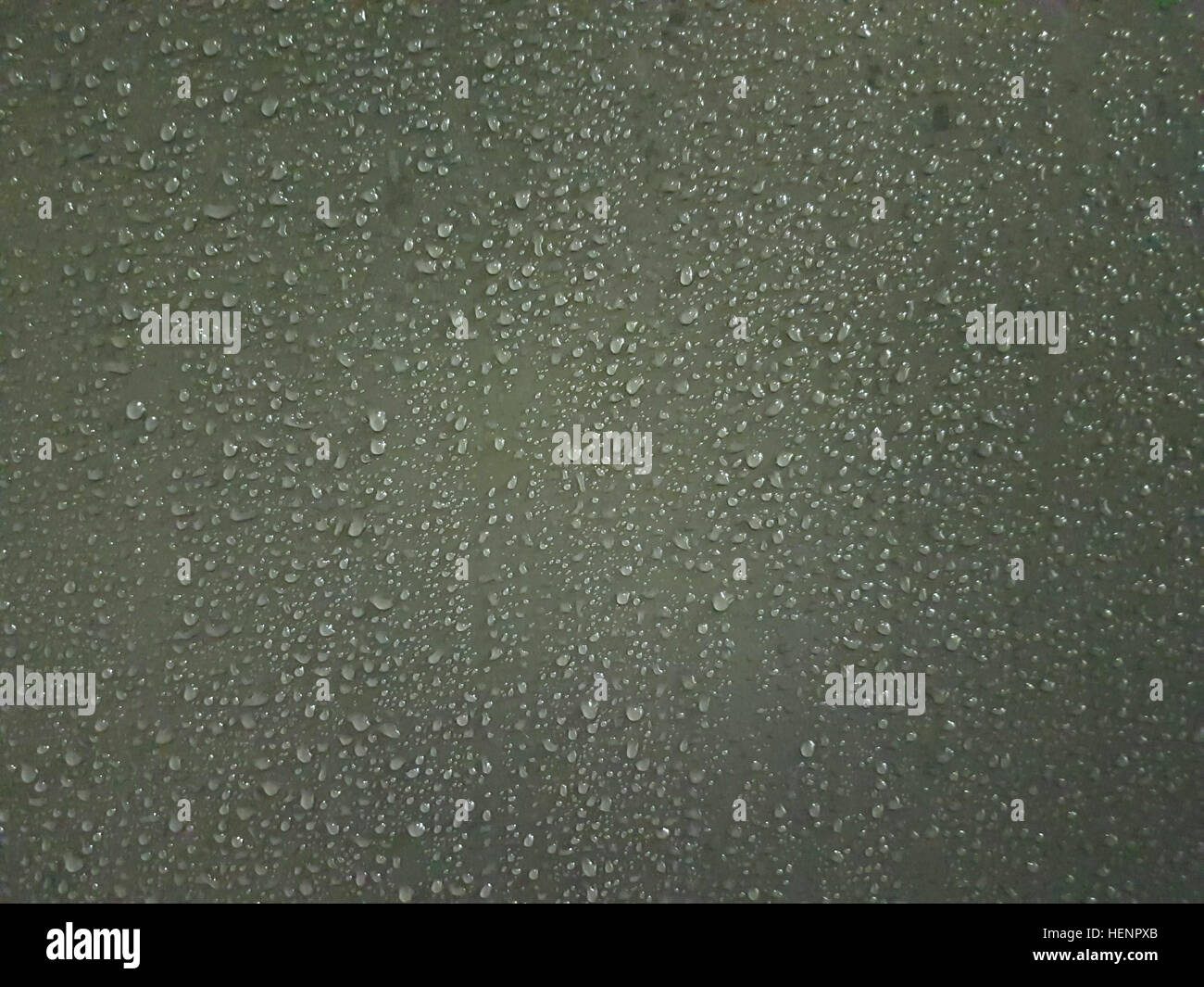 Waterdrops on a shower partition surface Stock Photo - Alamy