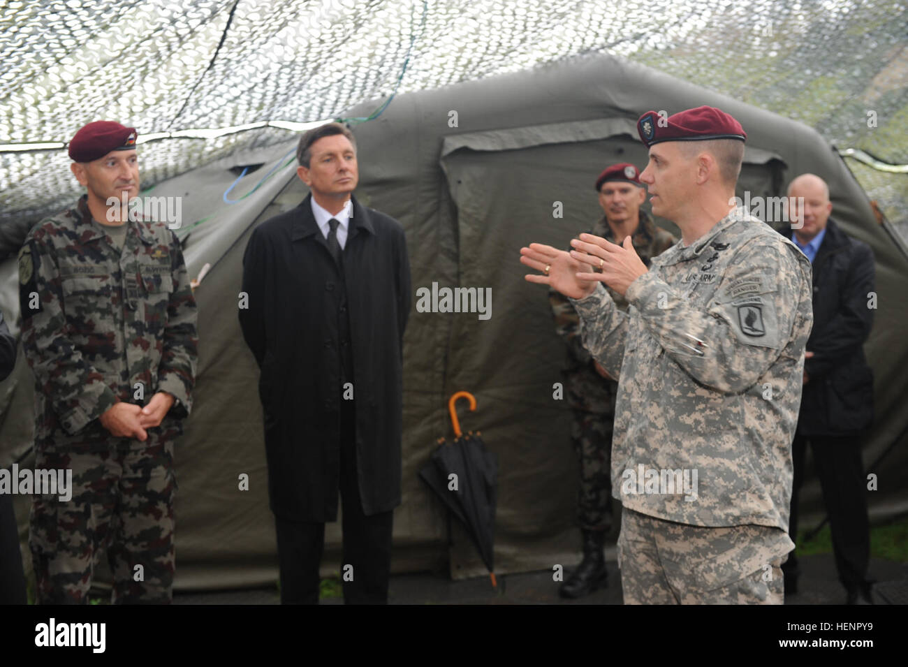 POSTOJNA, SLOVENIA - Lt. Col. Michael Ripley, an serving as the 173rd ...