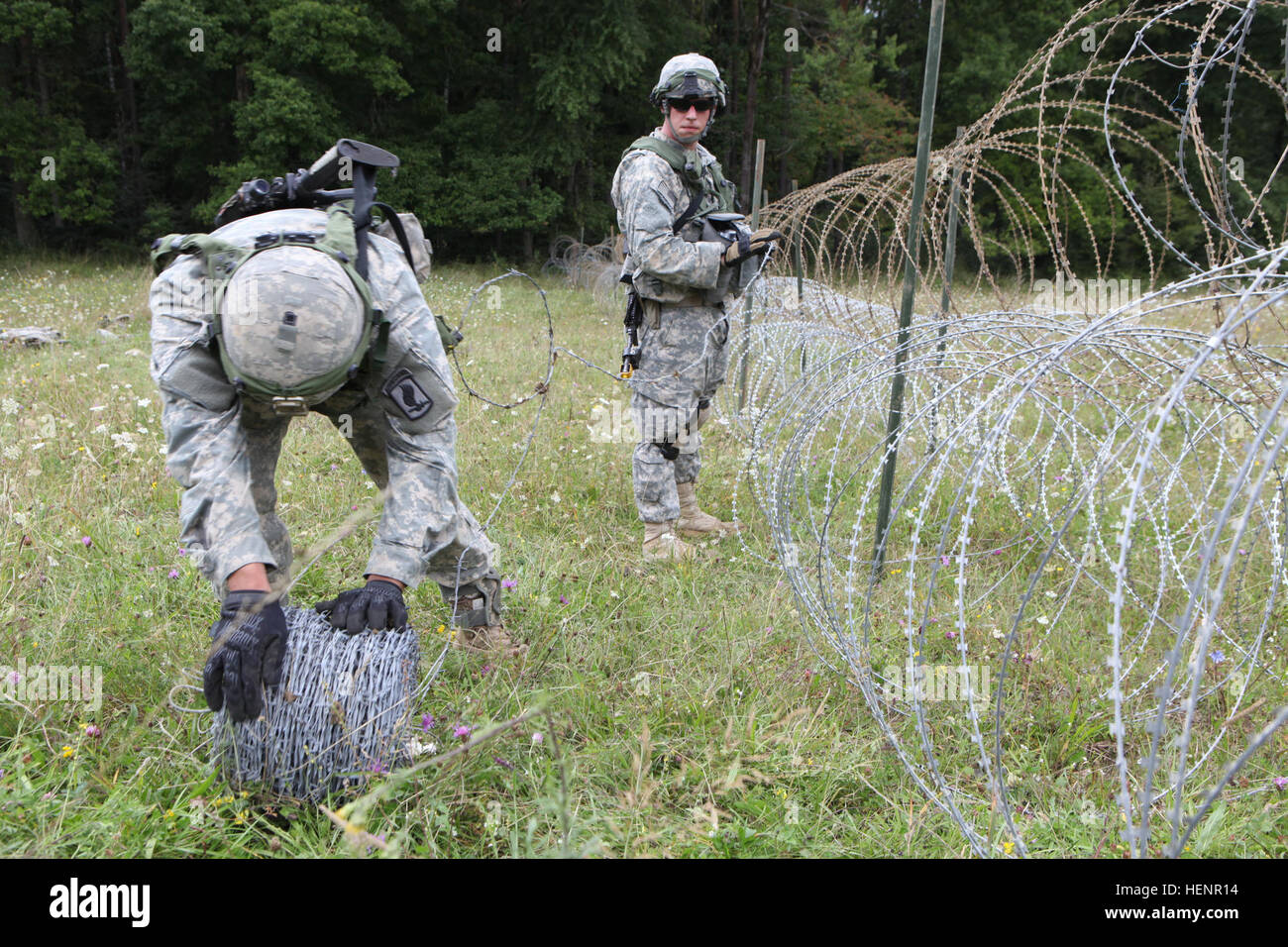 U.S. Soldiers of Alpha Company, 173rd Brigade Special Troops Battalion ...