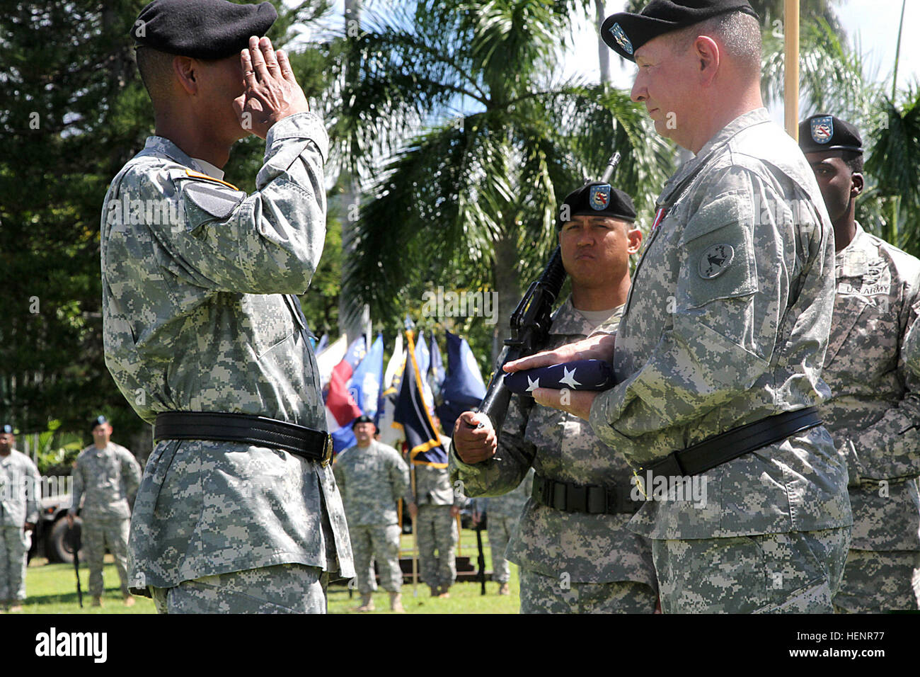 U.S. Army Gen. Vincent K. Brooks, left, the commanding general of the U ...