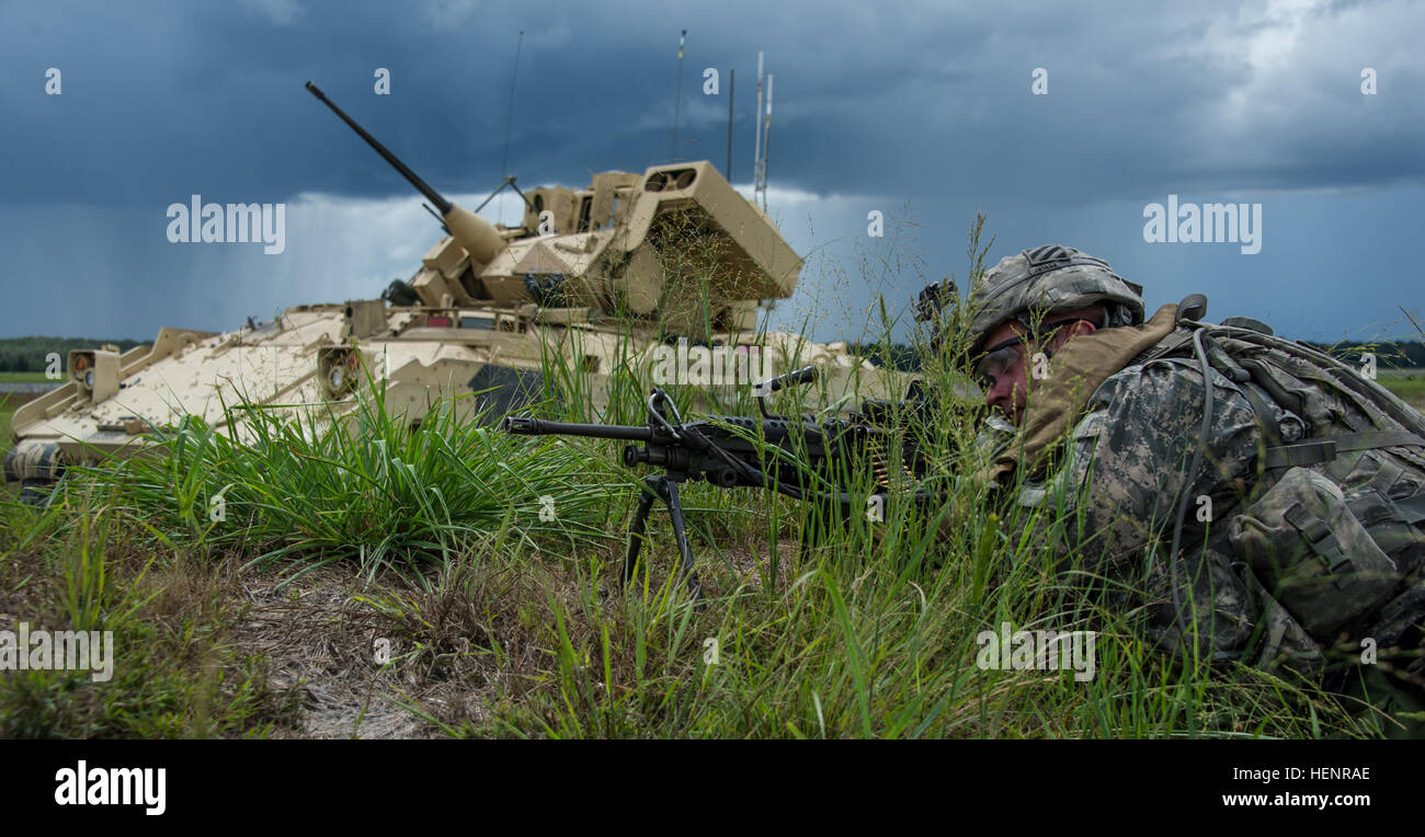 A Soldier with the 1st Battalion, 64th Armor Regiment “Desert Rogues ...