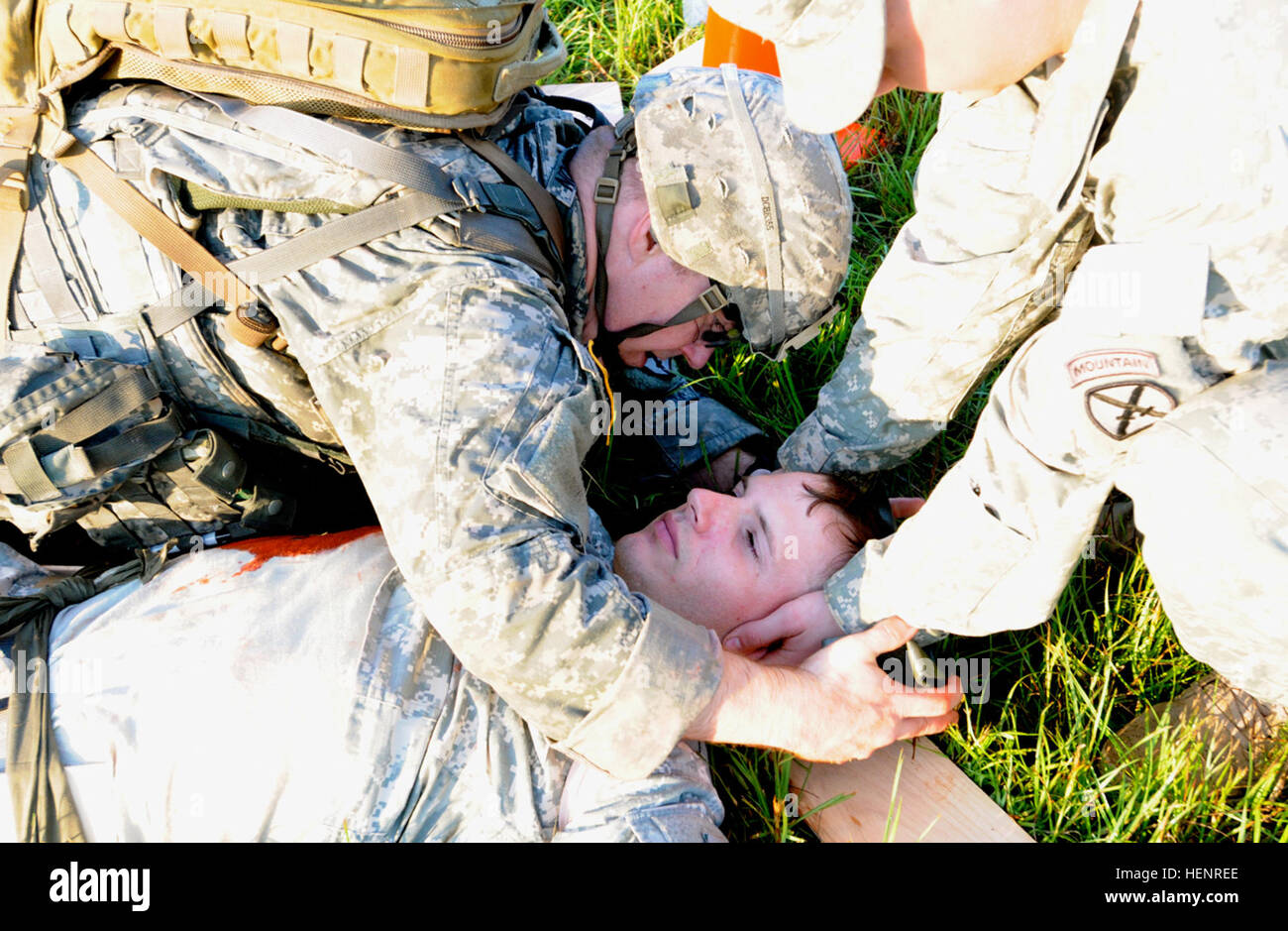 U.S. Army Sgt. Charles Benson, best medic candidate, Headquarters Troop ...