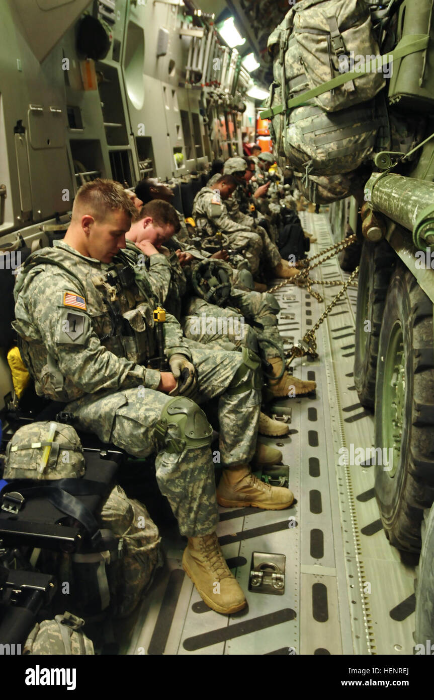 Troops assigned to 3rd Platoon, Apache Troop, 1st Squadron, 2nd Cavalry ...