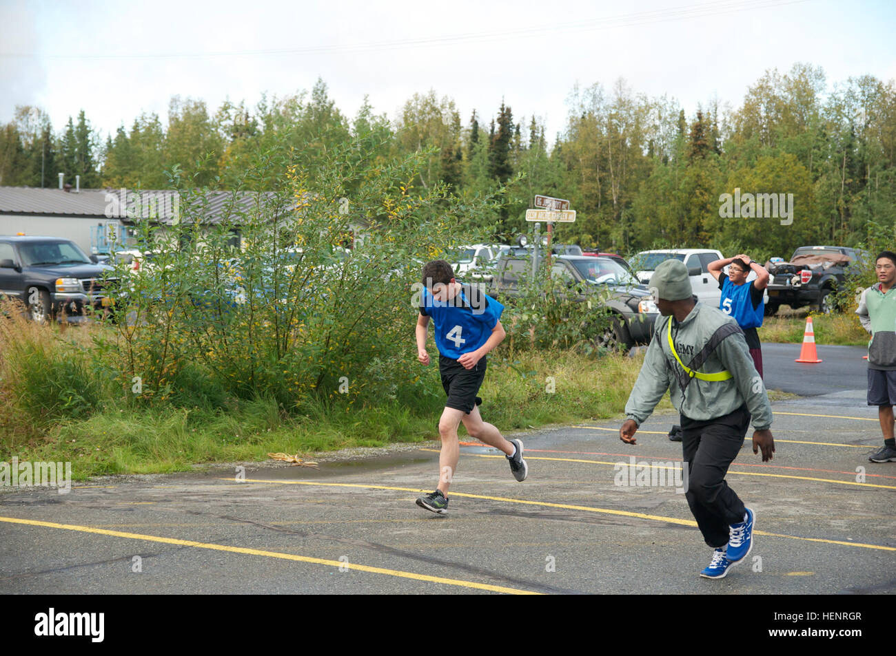 A paratrooper from 725th Brigade Support Battalion, 4th Infantry ...