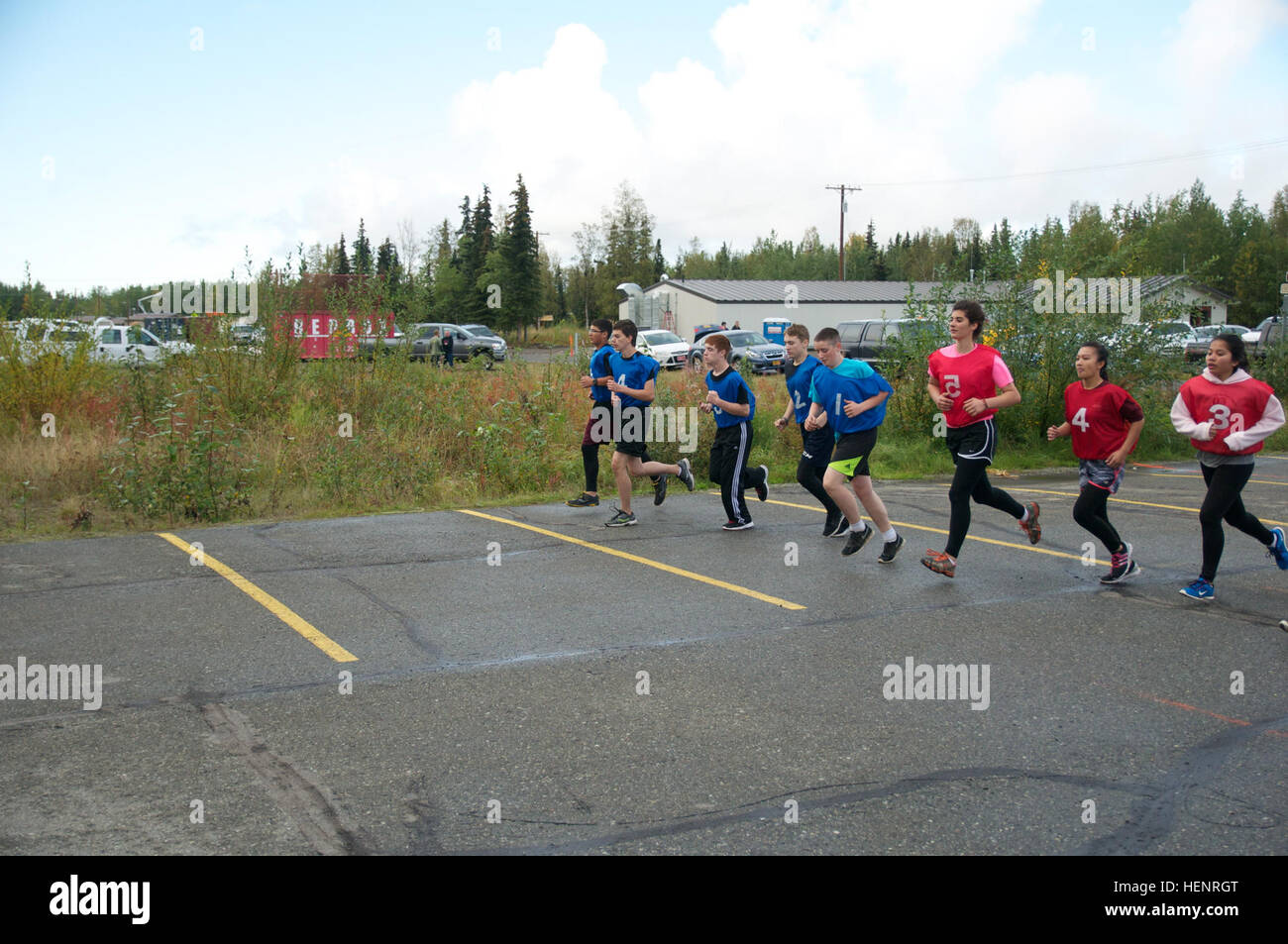 Cadets participate in the 20-Meter Pacer (Progressive Aerobic ...