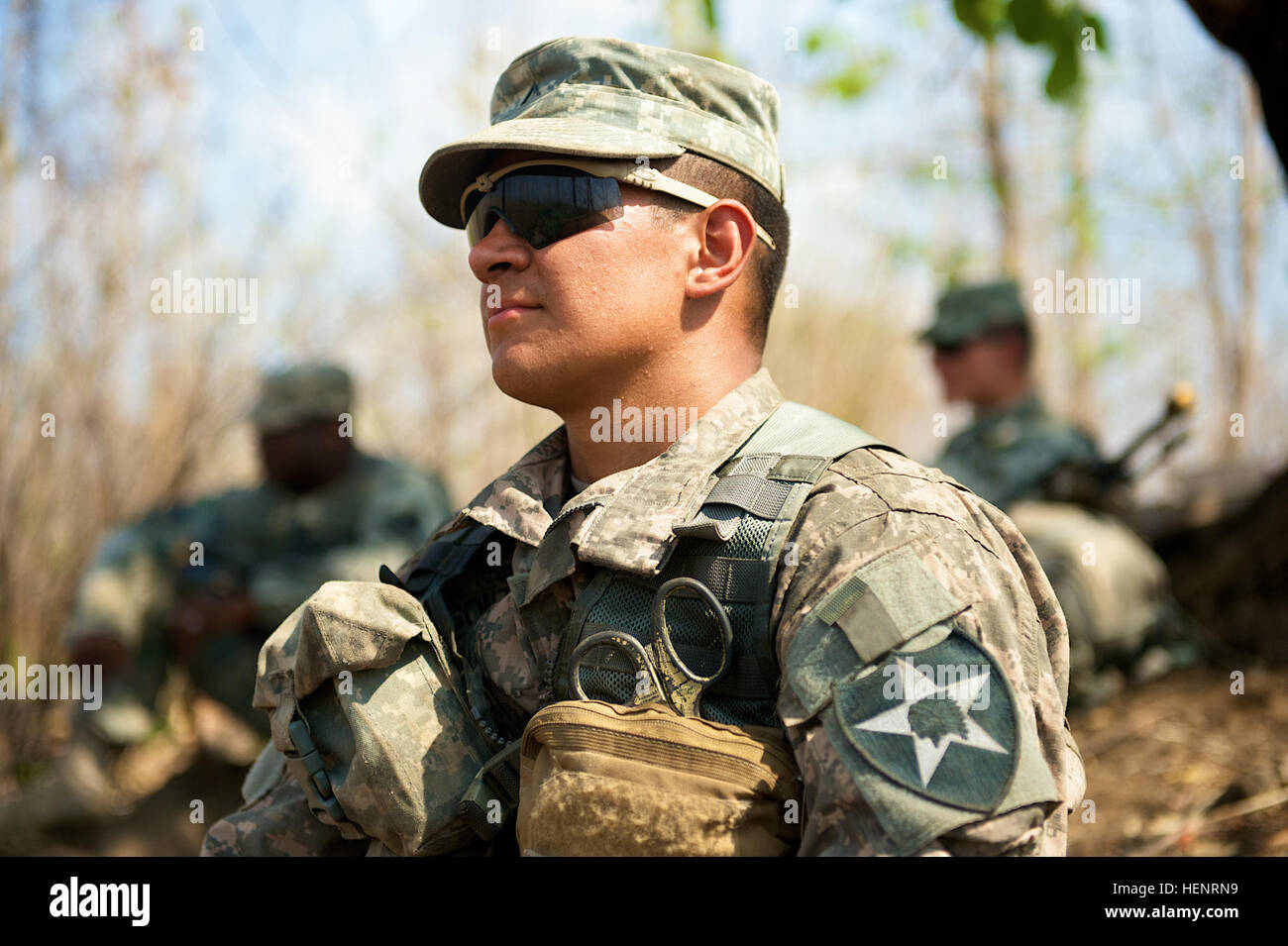 Pvt. Juan Gonzales, Chicago native with the 2nd Battalion, 1st Infantry ...