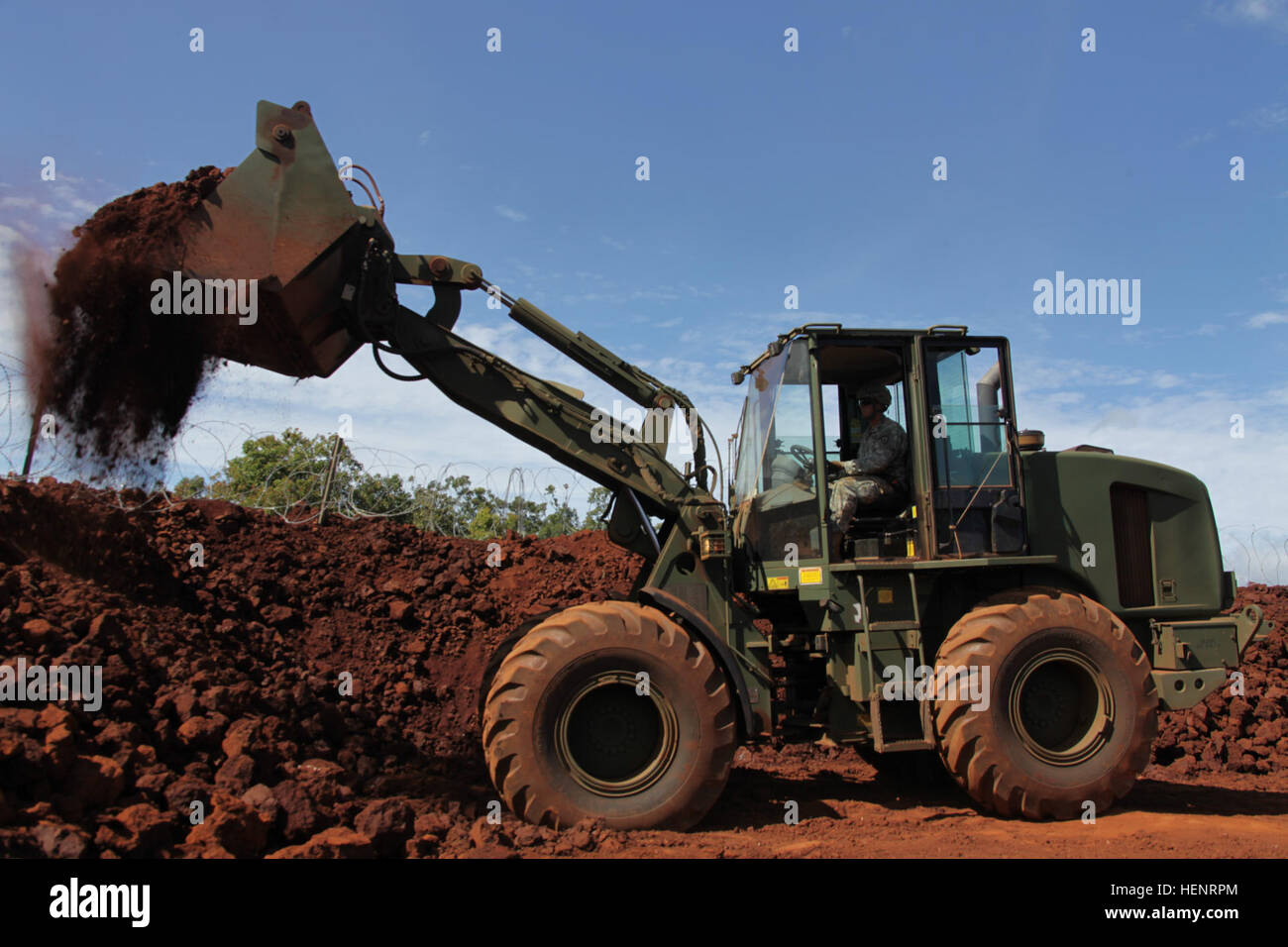 Pvt. Jason Miller, a horizontal construction engineer, assigned to ...