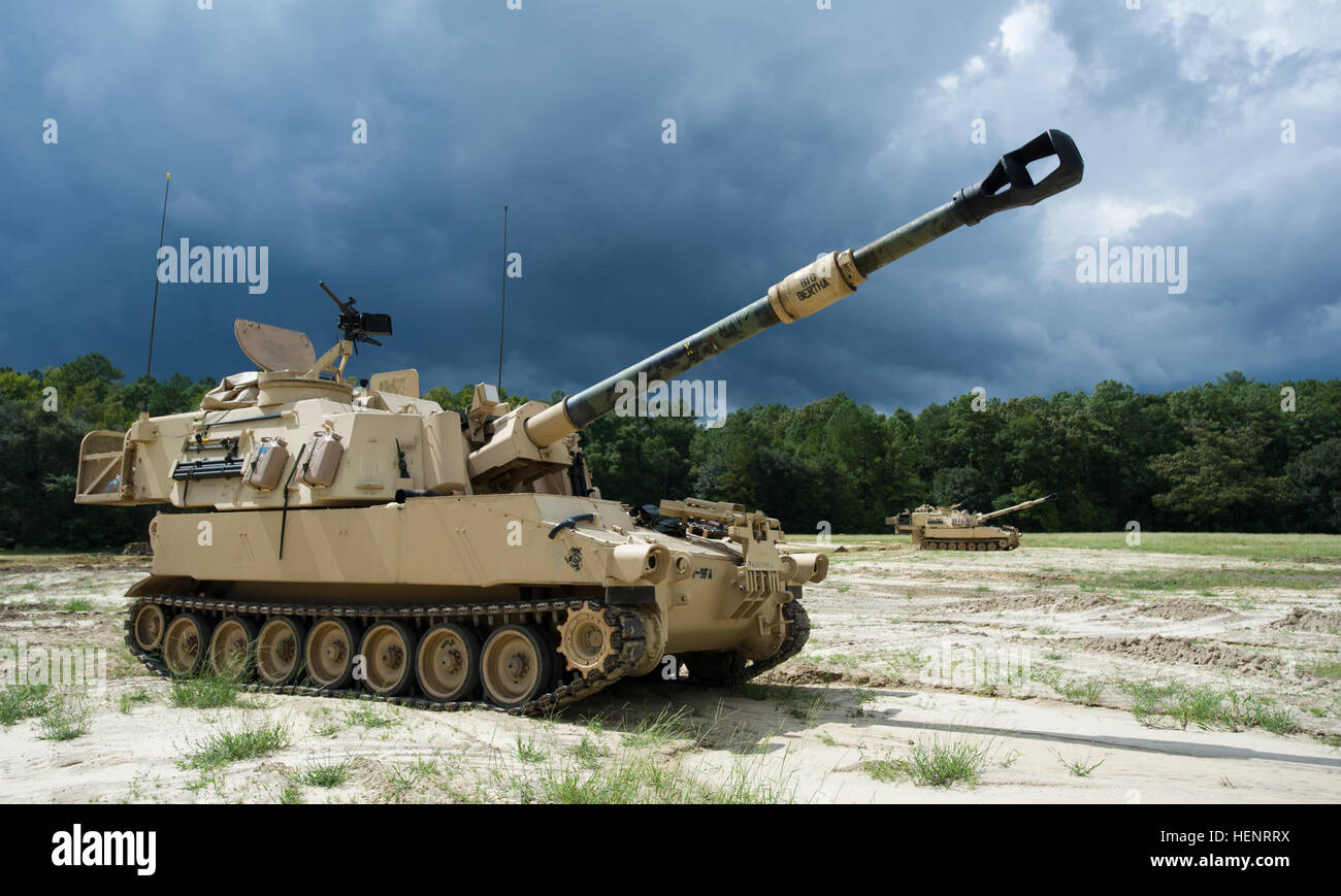 M109A6 Paladins from Battery B, 1st Battalion, 9th Field Artillery ... M109A6 Paladins from Battery B, 1st Battalion, 9th Field Artillery ...