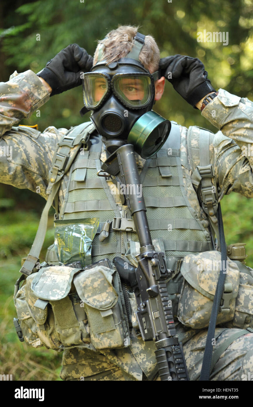 U.S. Army 2nd Lt. Sebastian Smoak, assigned to Troop B, Regimental ...