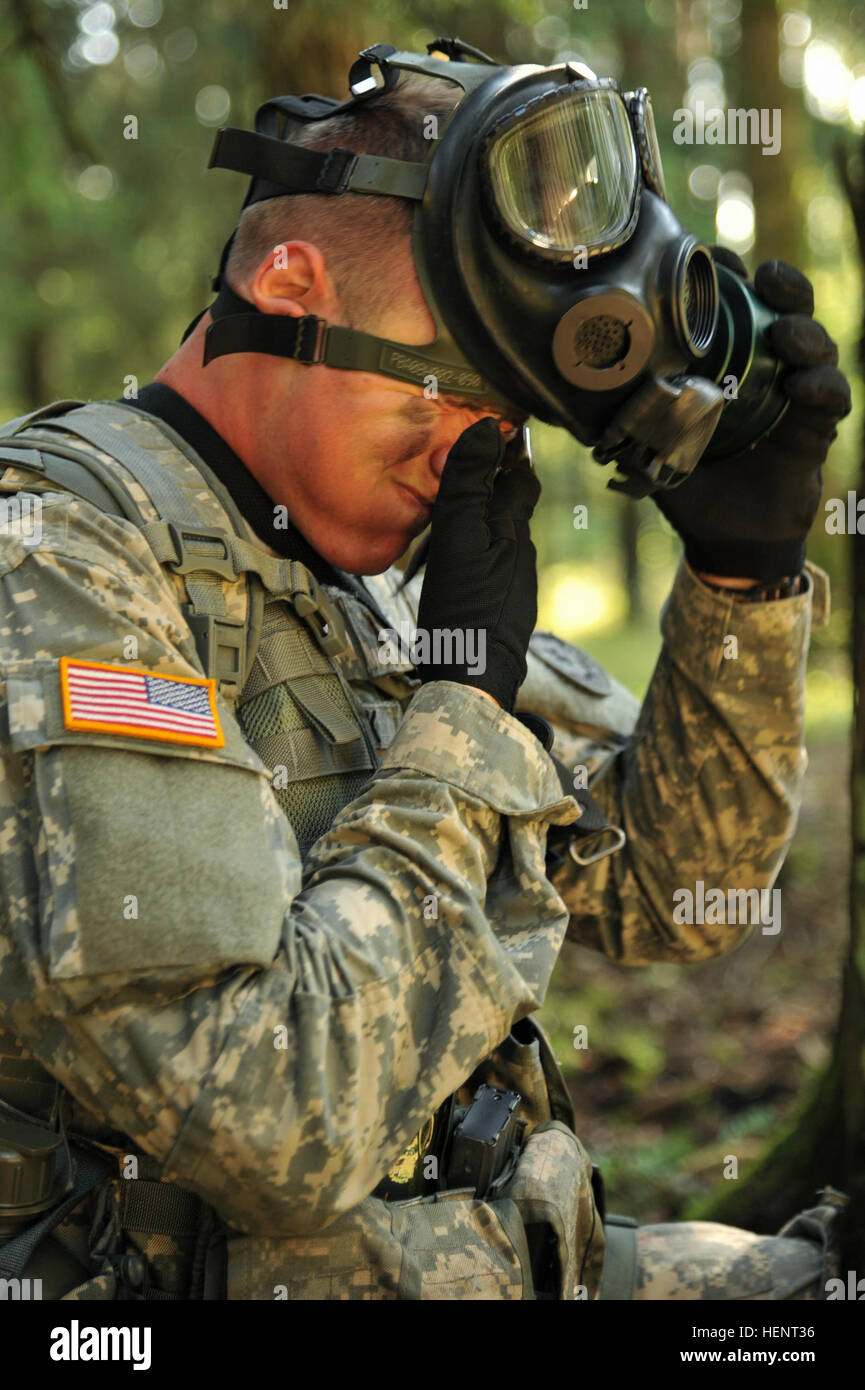 U.S. Army 2nd Lt. Sebastian Smoak, assigned to Troop B, Regimental ...