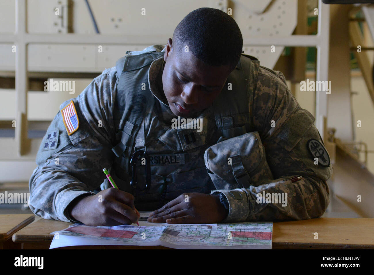 A U.S. Army 2nd Lieutenant assigned to A Company, 24th Military ...
