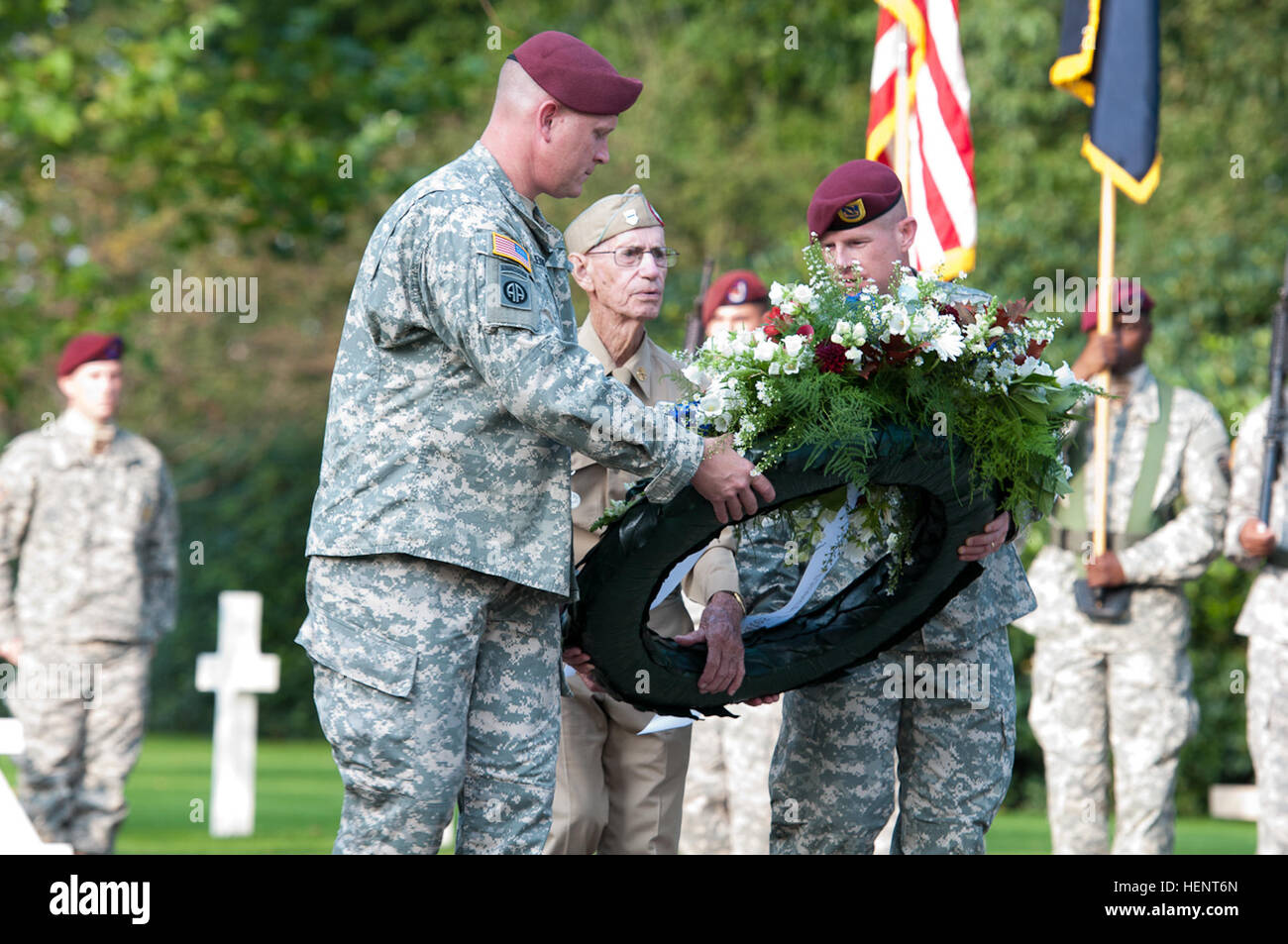 Col. Trevor J. Bredenkamp, left, and Command Sgt. Maj. Scott Brzak, the ... Col. Trevor J. Bredenkamp, left, and Command Sgt. Maj. Scott Brzak, the ...