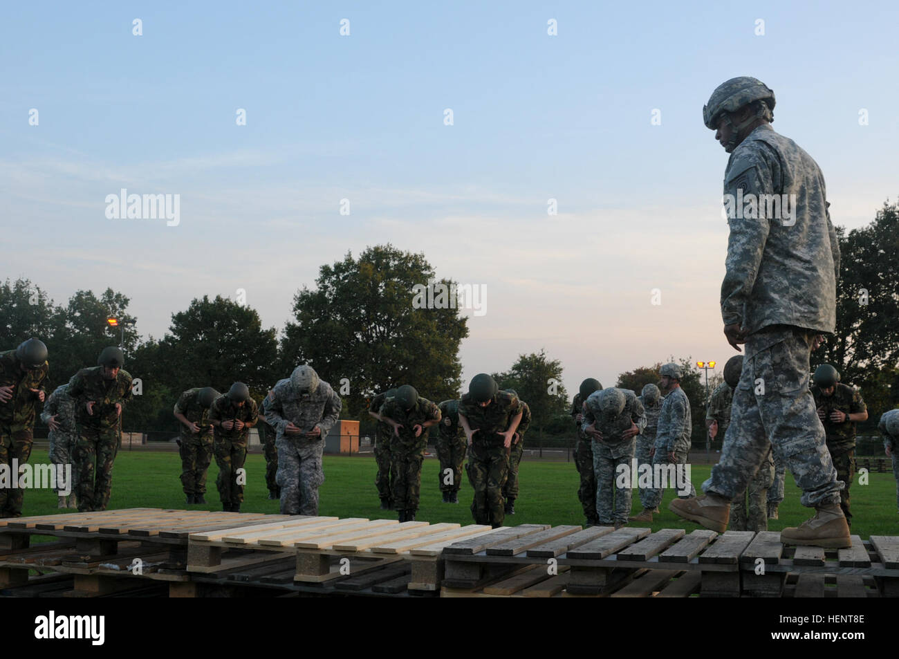 Sgt. Maj. Ivan Thompson, a jumpmaster from the 82nd Airborne Division ...