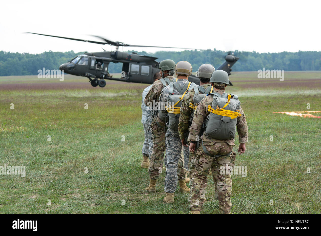 Soldiers with the 5th Special Forces Group (Airborne), line up prior to ...